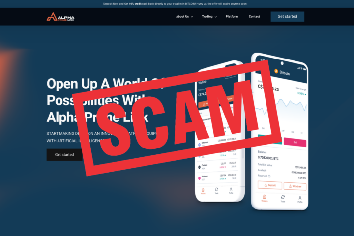 Alphaprimelink.com is a SCAM!
