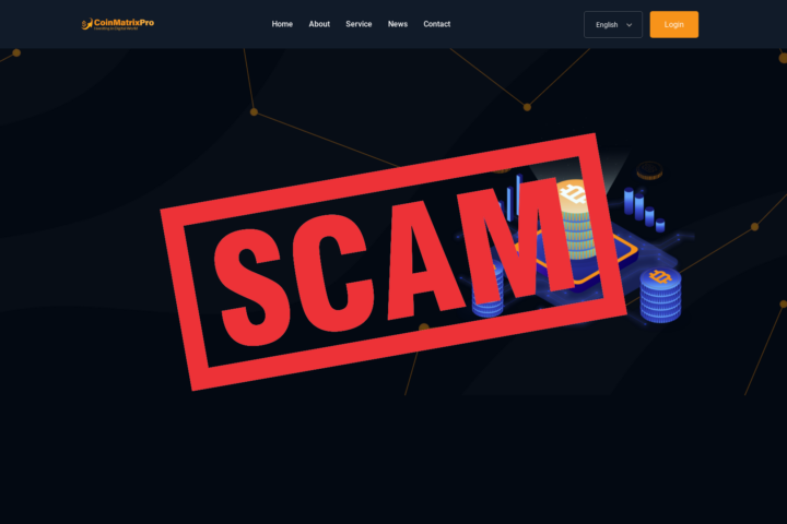 Coinmatrixpro.com is a SCAM!