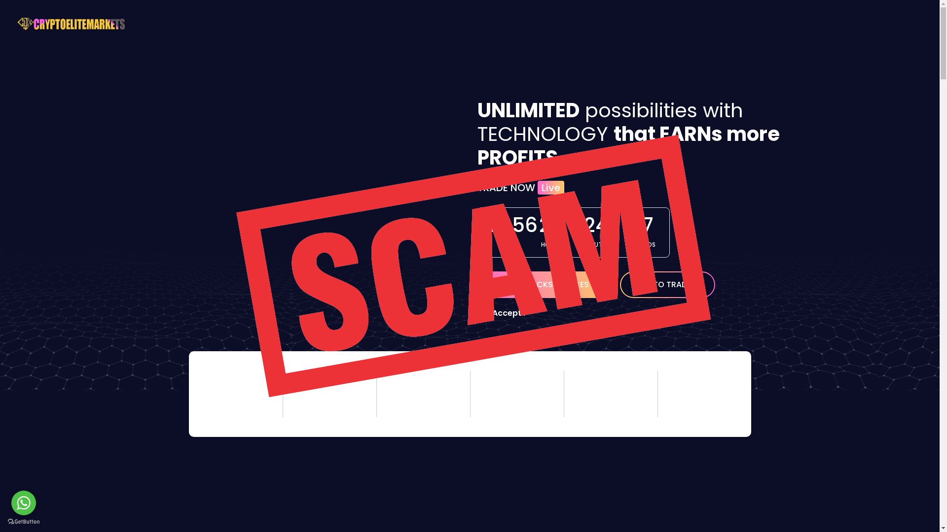 Cryptoelitemarkets.com is a SCAM!