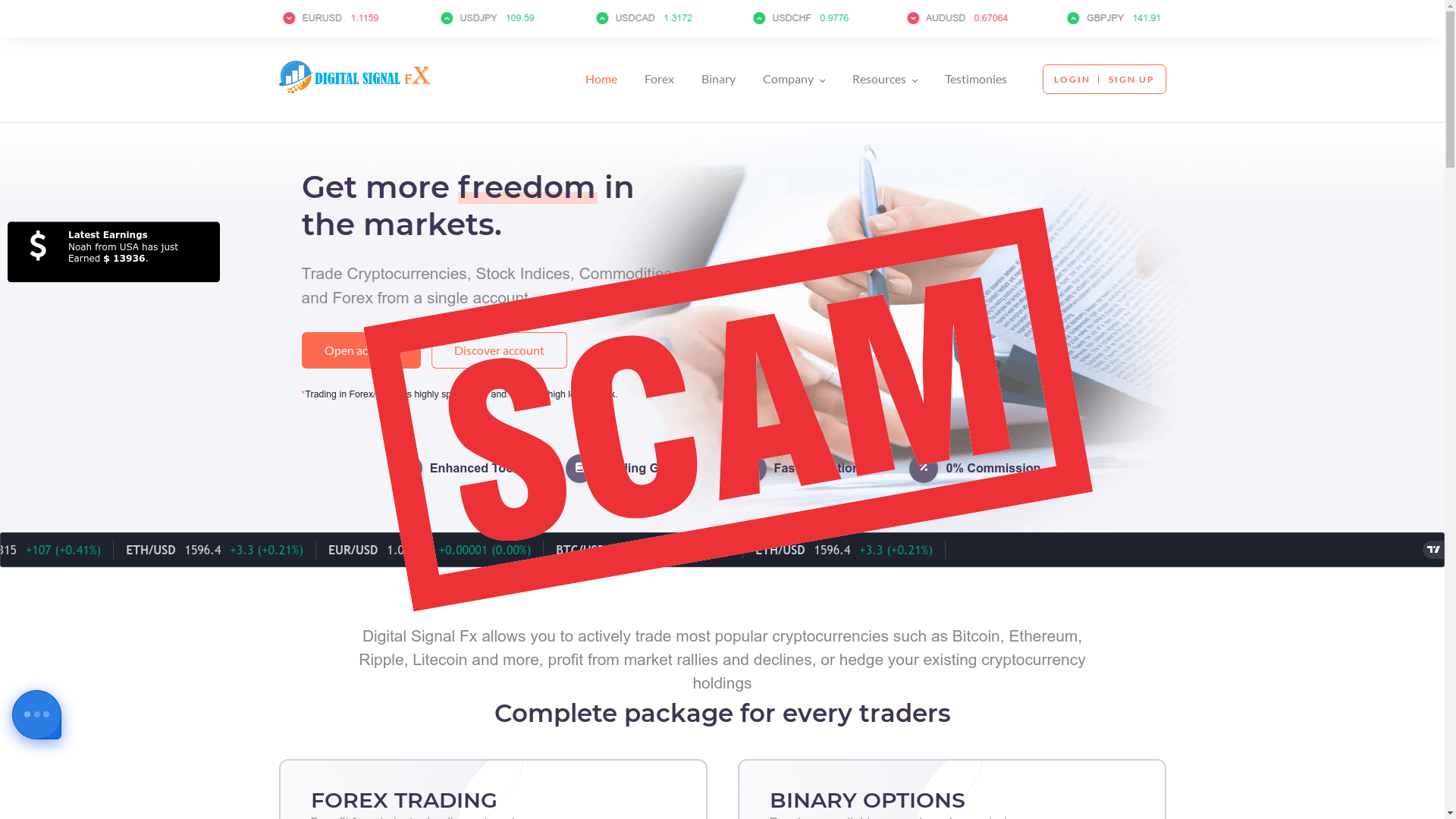 Digitalsignalsfx.com is a SCAM!