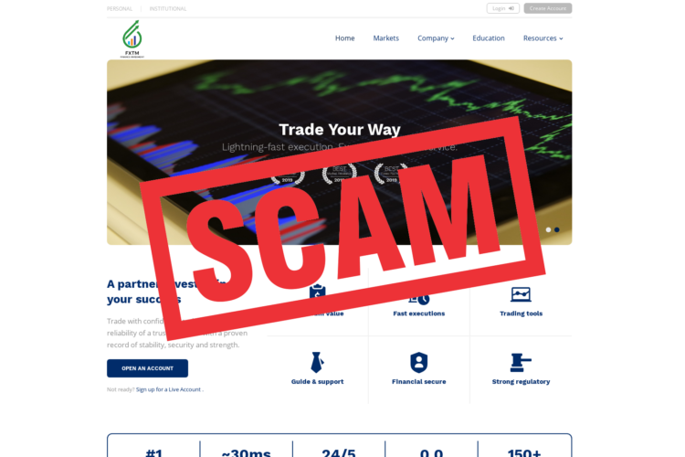 Fxtmonline.live is a SCAM!