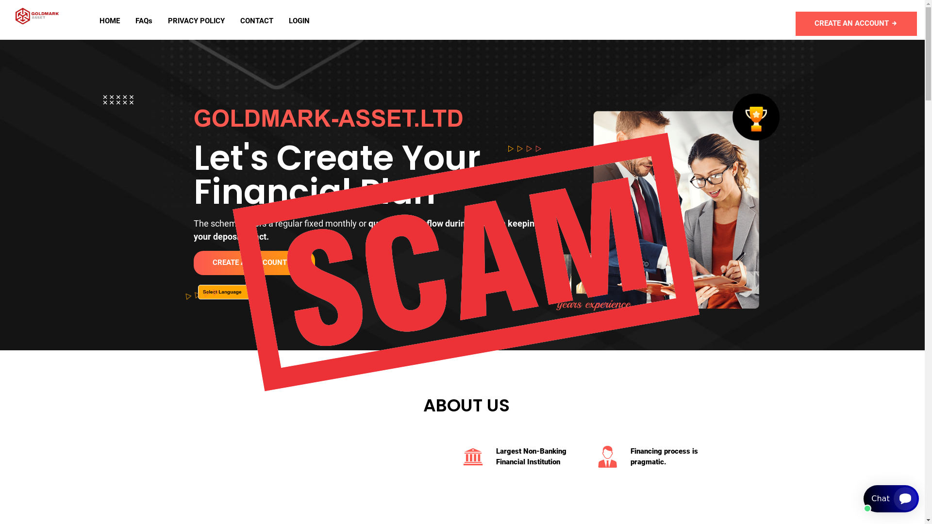 Goldmark-asset.ltd is a SCAM!