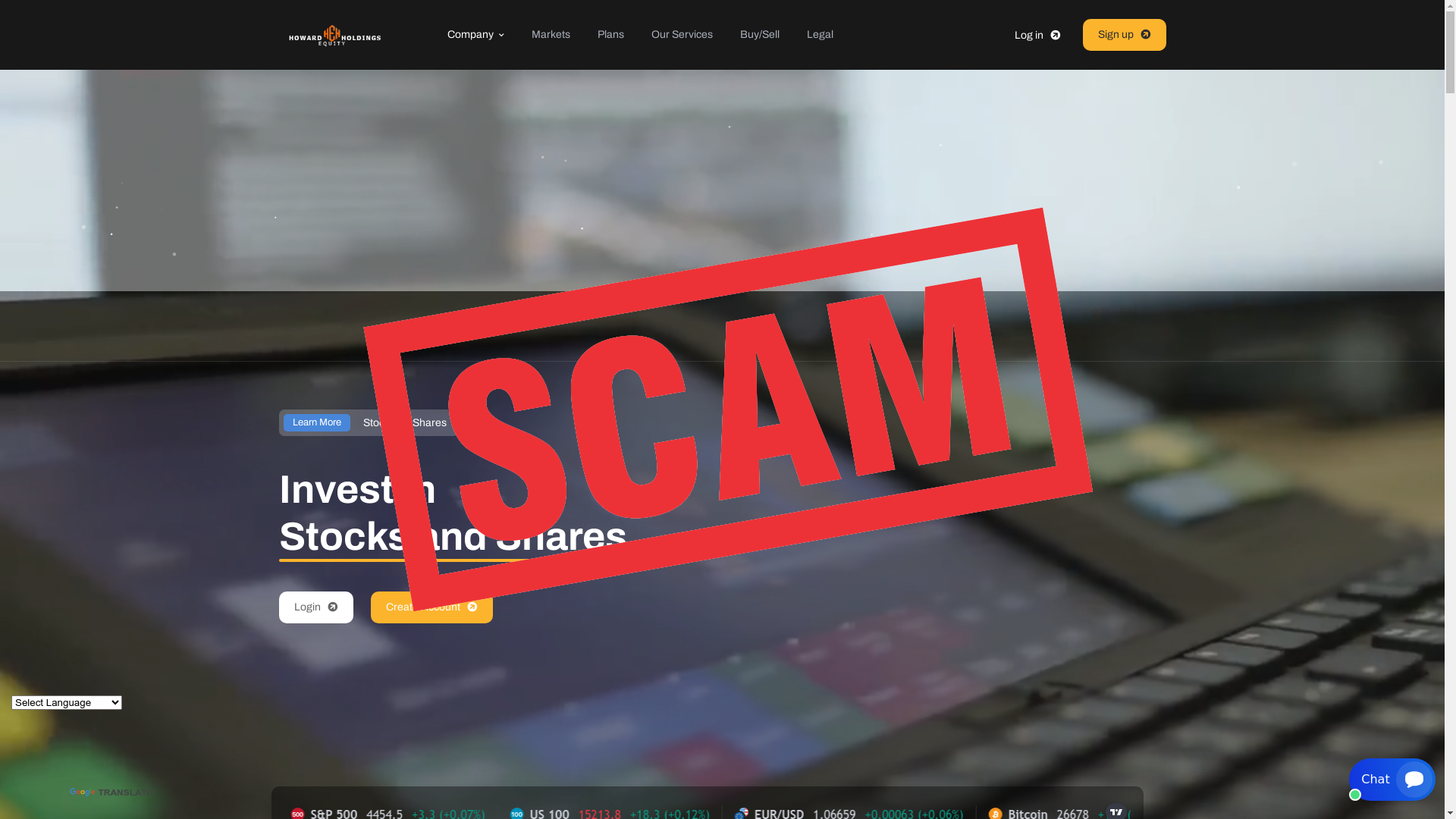 Howardequityholdings.org is a SCAM!