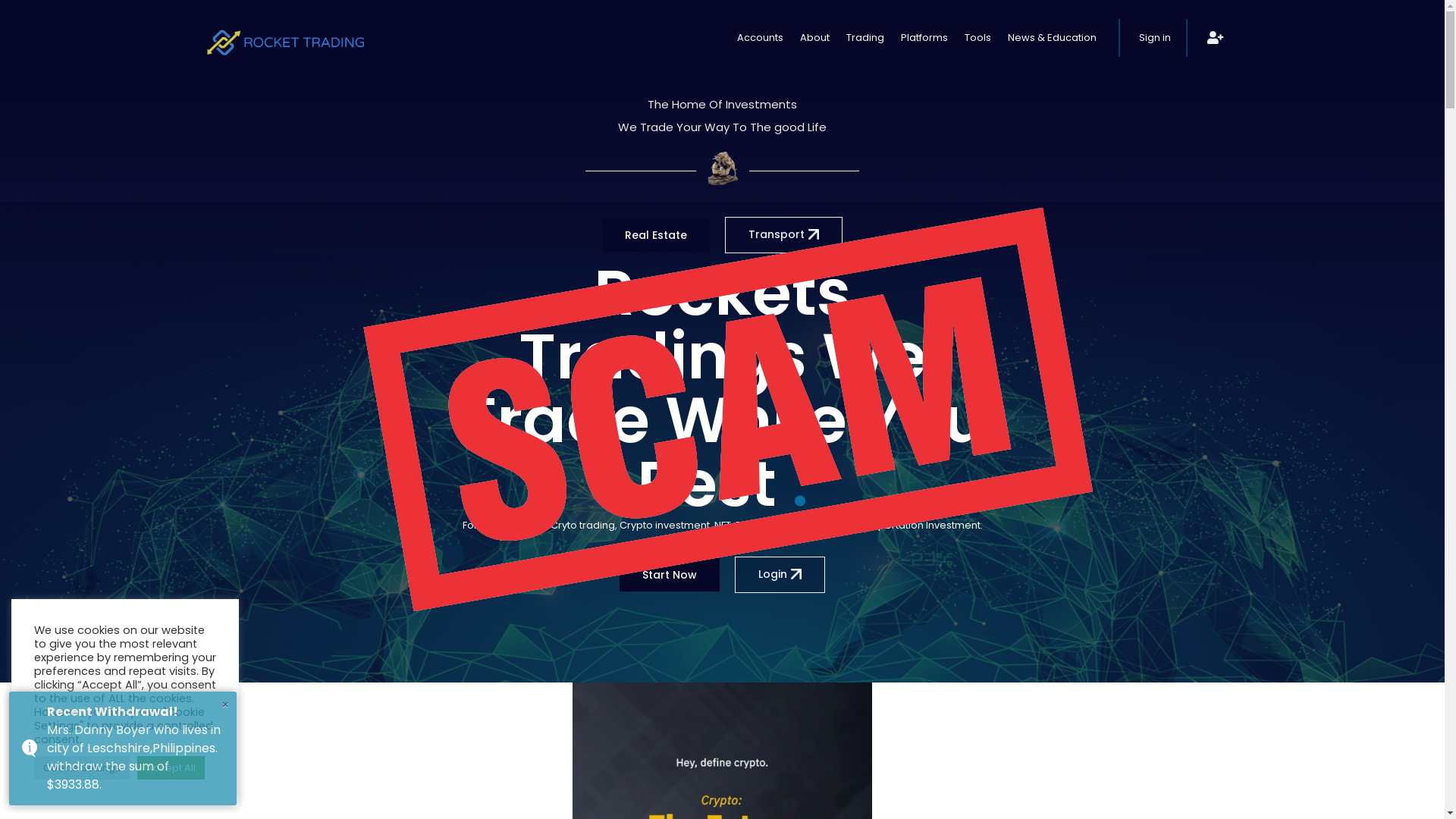 Rocketsts.online is a SCAM!