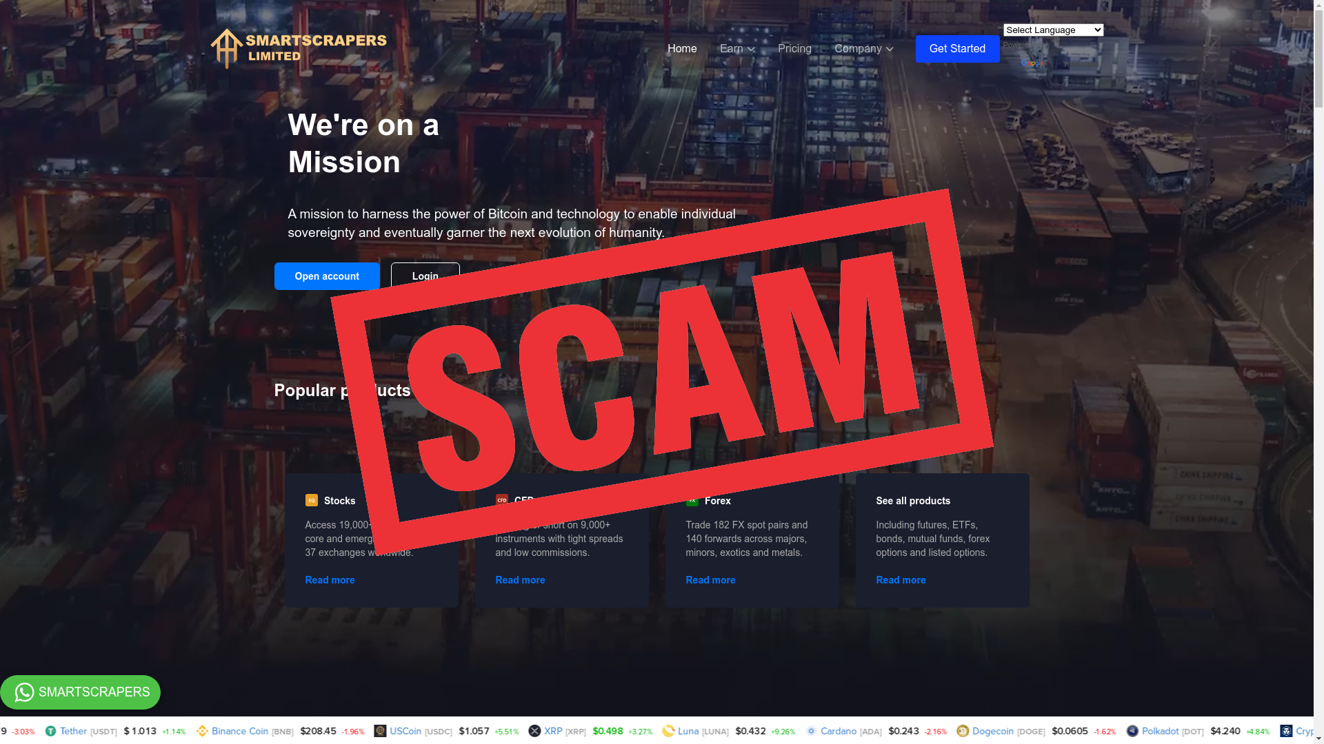 Smartscraperslimited.com is a SCAM!