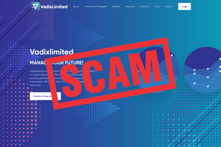 Vadixlimited.net is a SCAM!