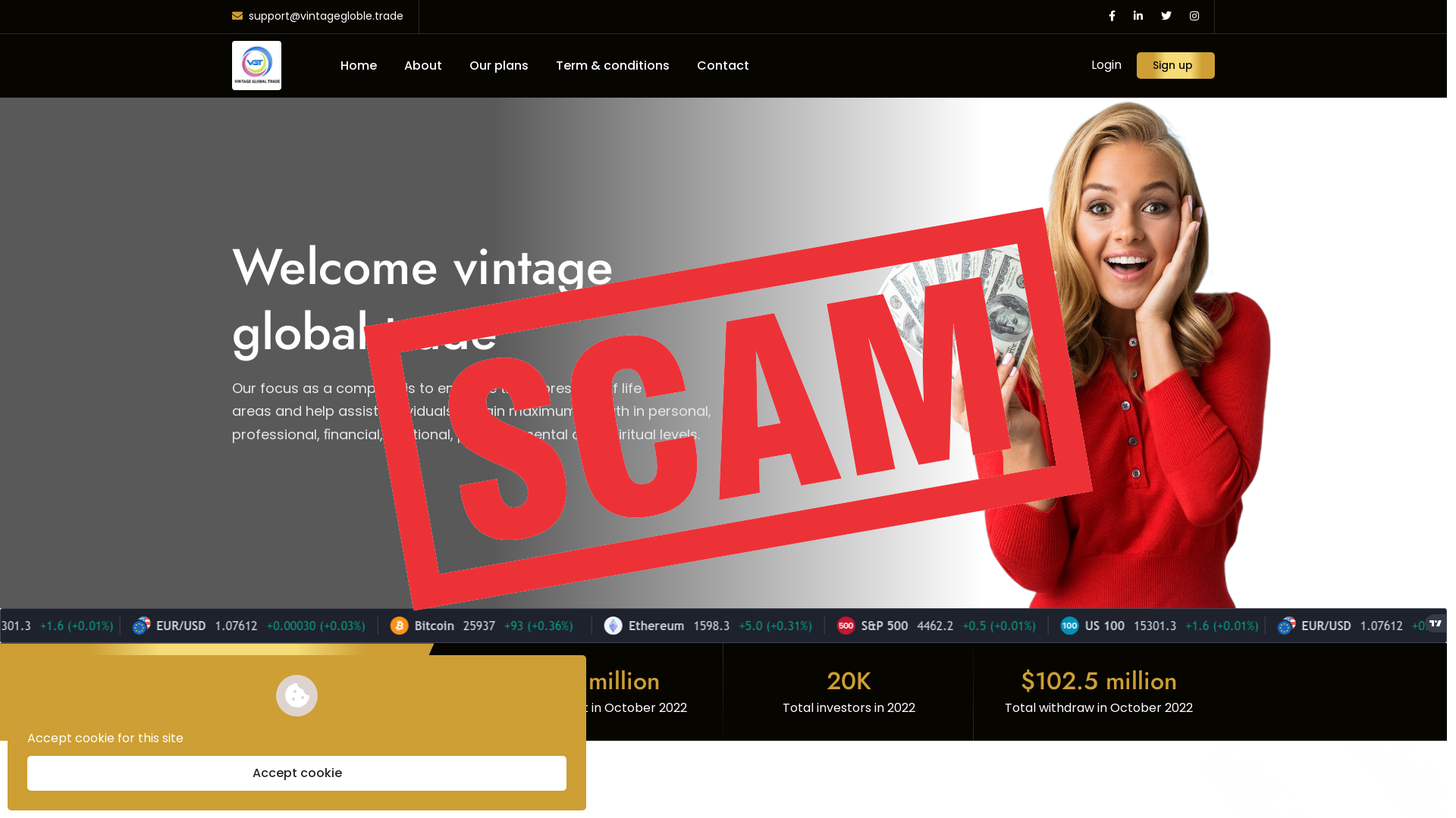 Vintageglobal.trade is a SCAM!