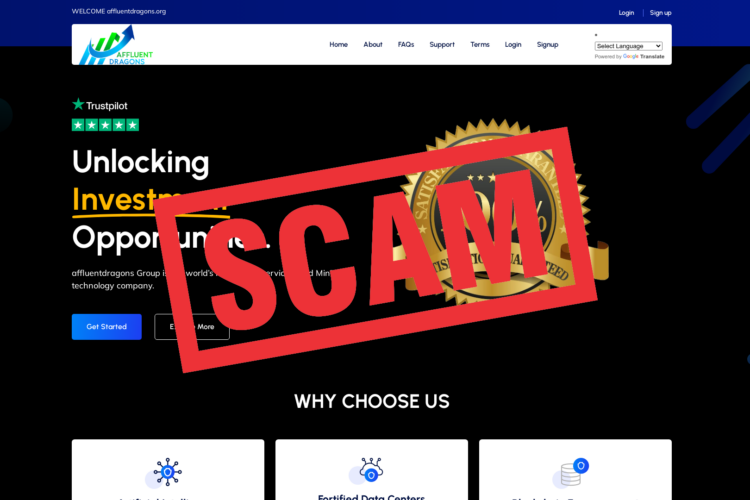 Affluentdragons.org is a SCAM!