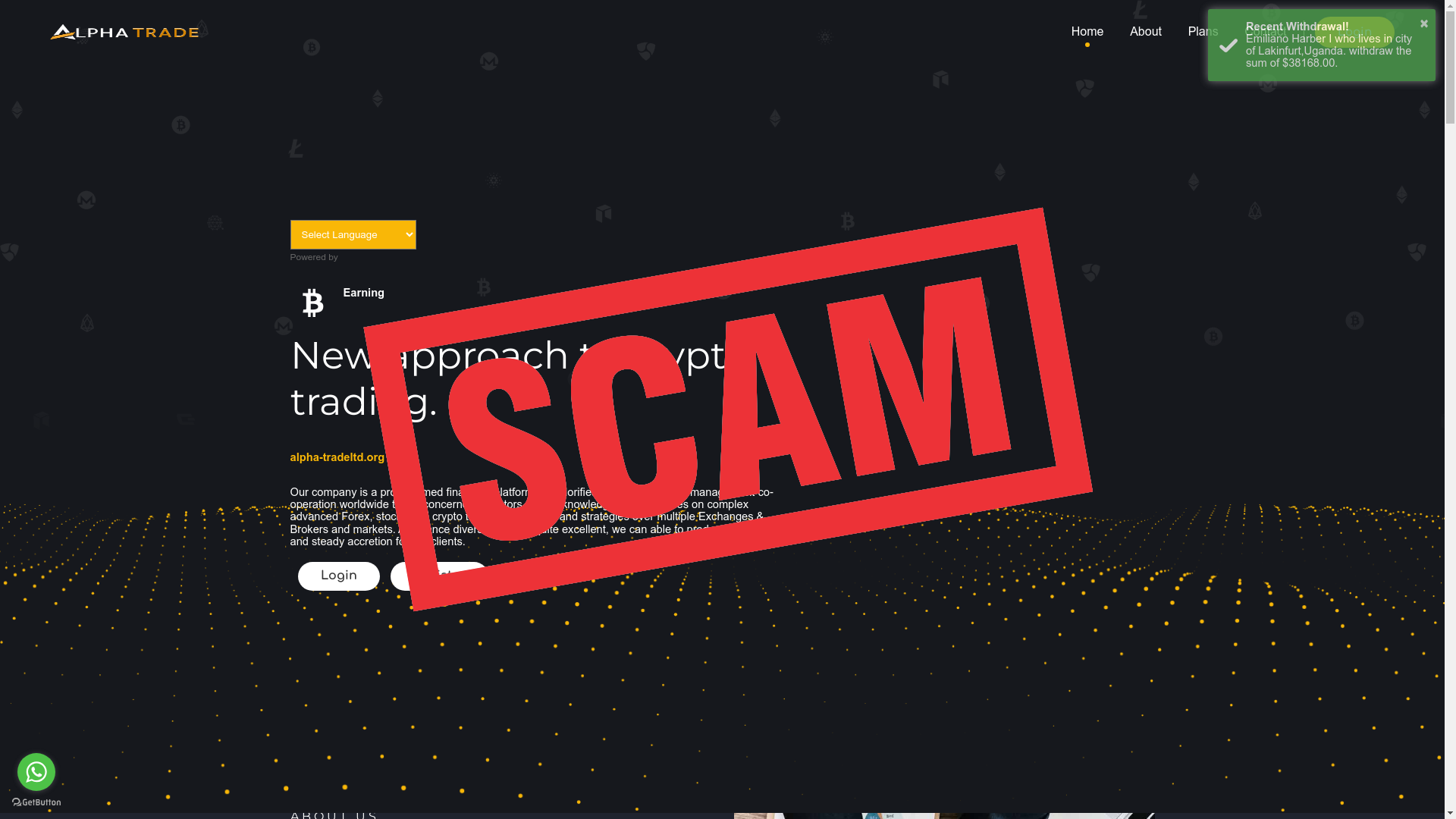 Alpha-tradeltd.org is a SCAM!