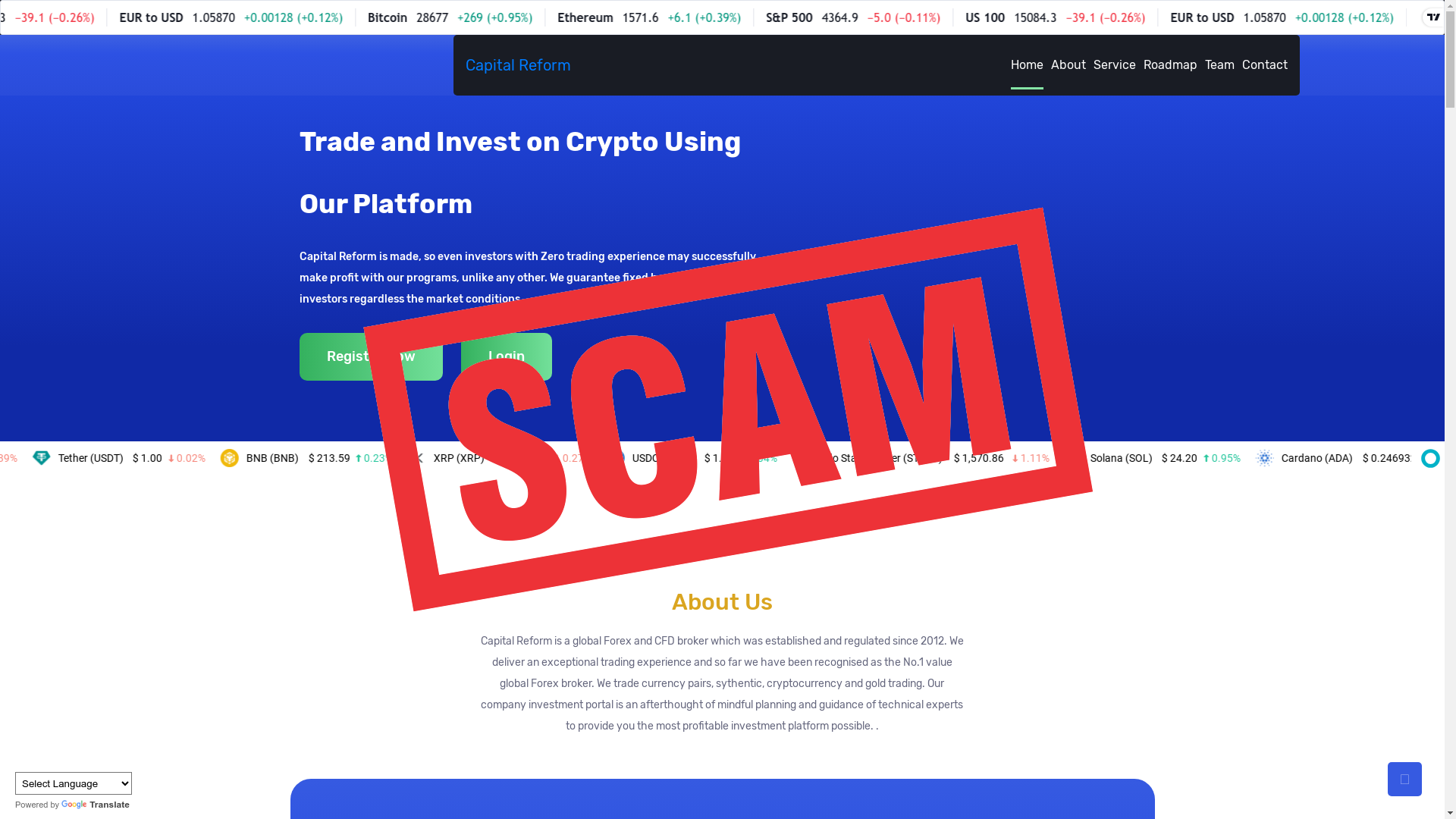 Capitalreform.ltd is a SCAM!
