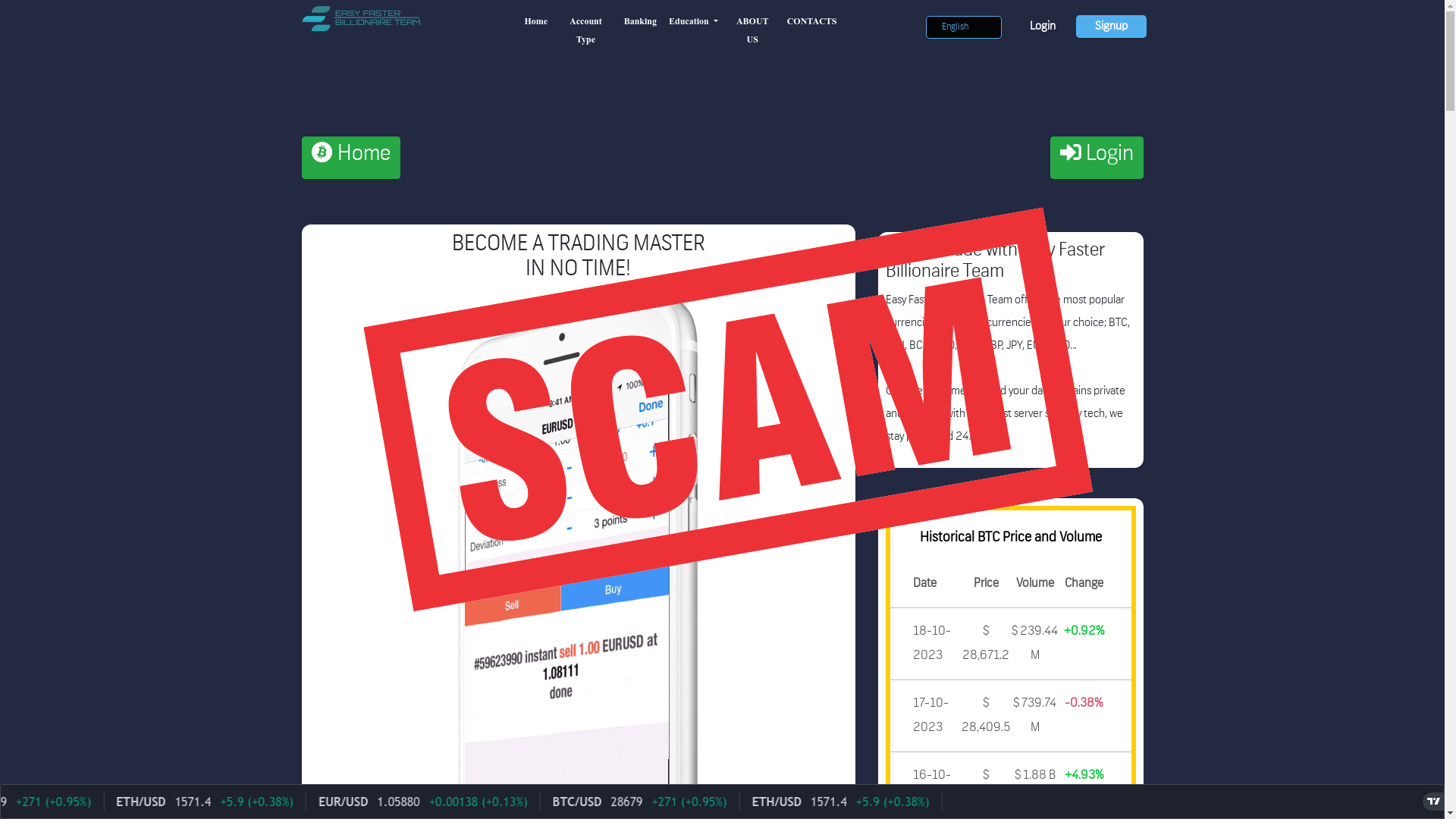 Easyfasterbillioniareteam.com is a SCAM!