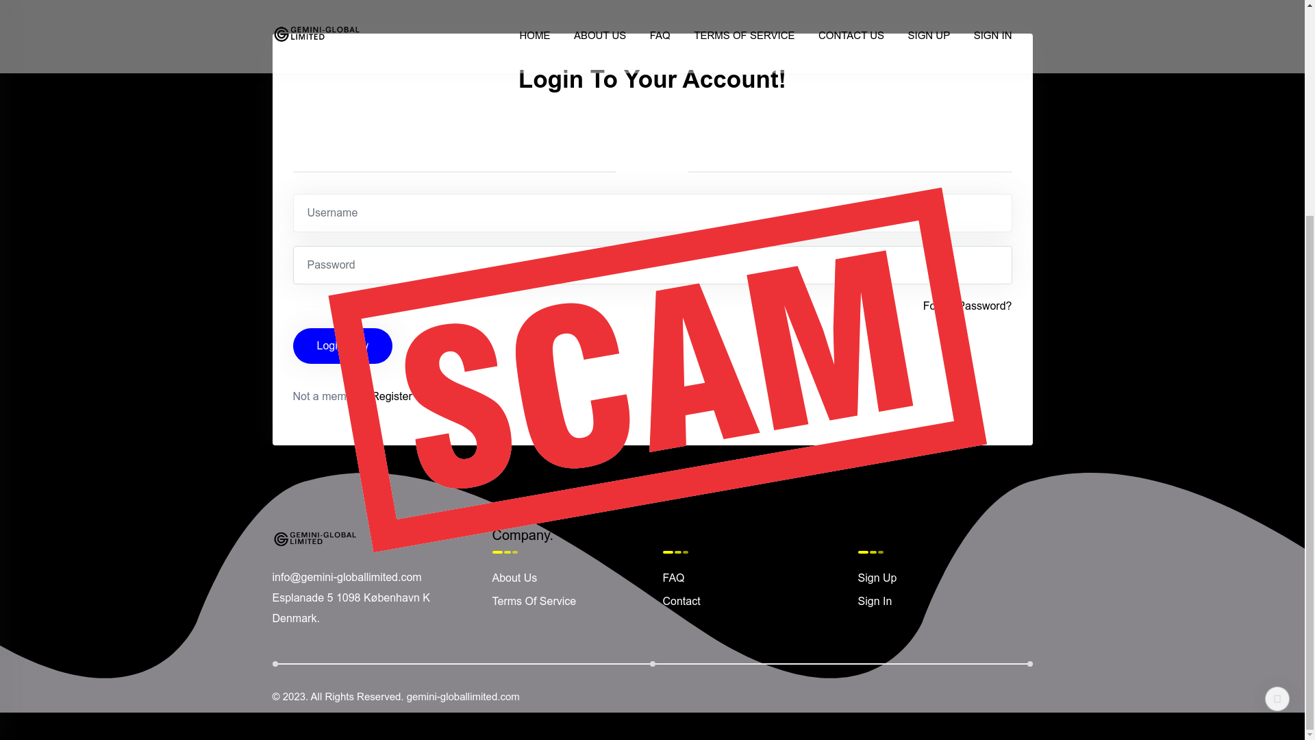 Gemini-globallimited.com is a SCAM!