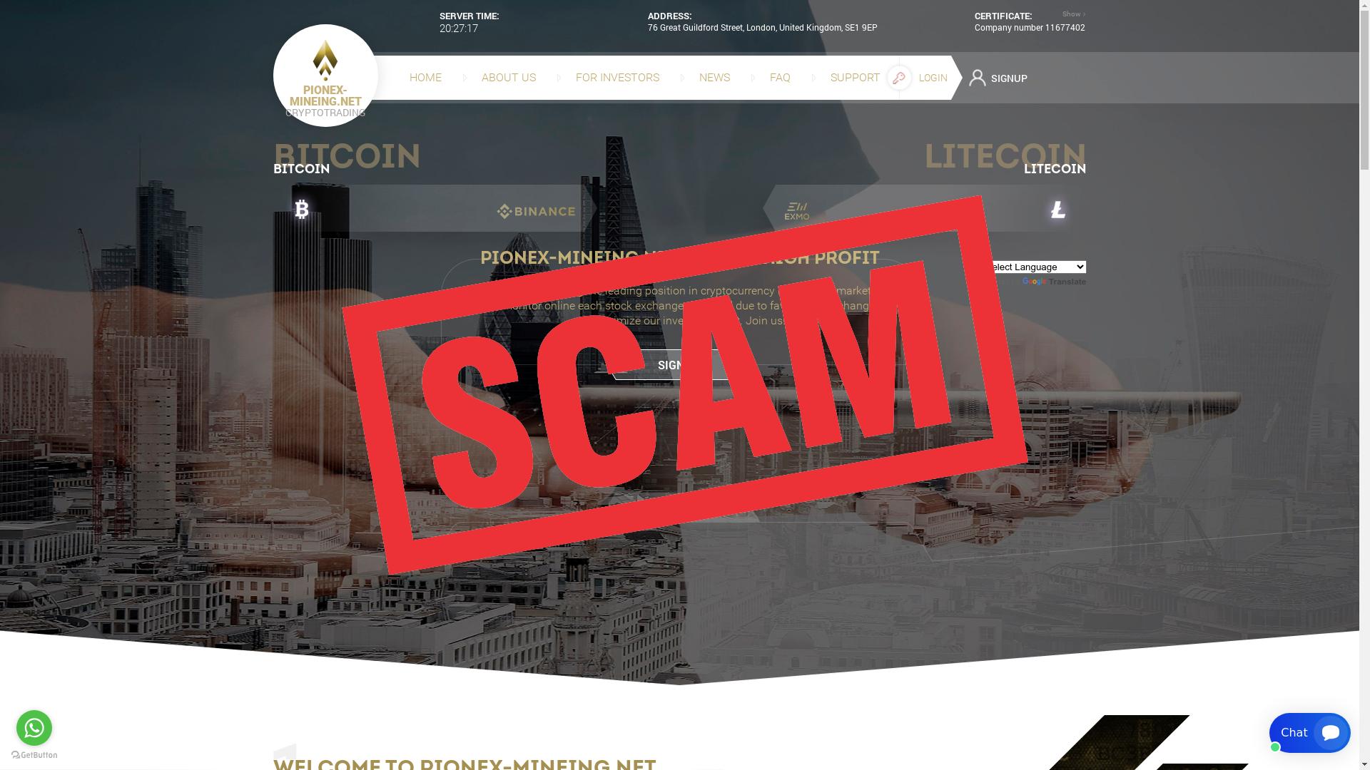Pionex-mineing.net is a SCAM!