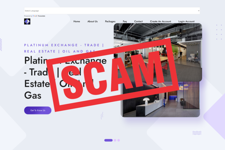 Platinumexchange.online is a SCAM!