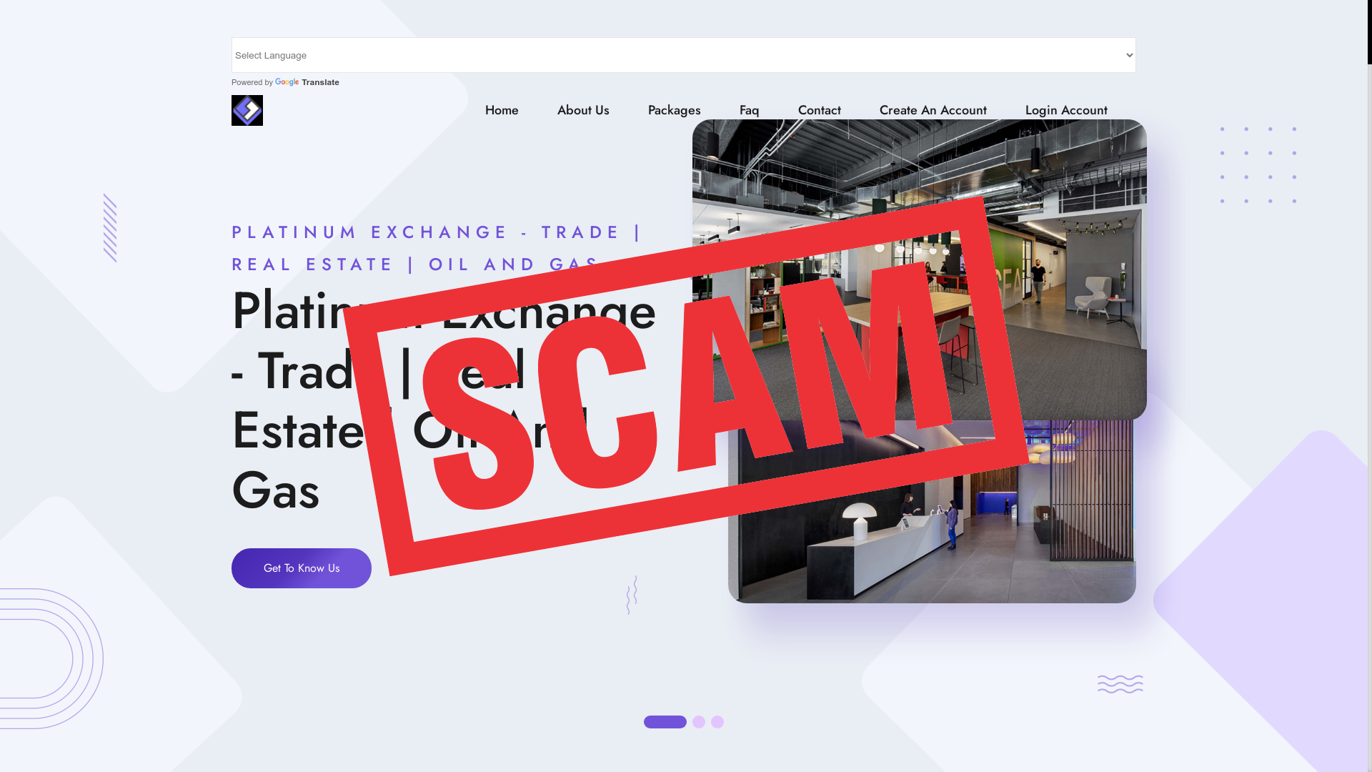 Platinumexchange.online is a SCAM!