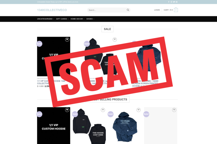 1340collectiveco.shop is a SCAM!