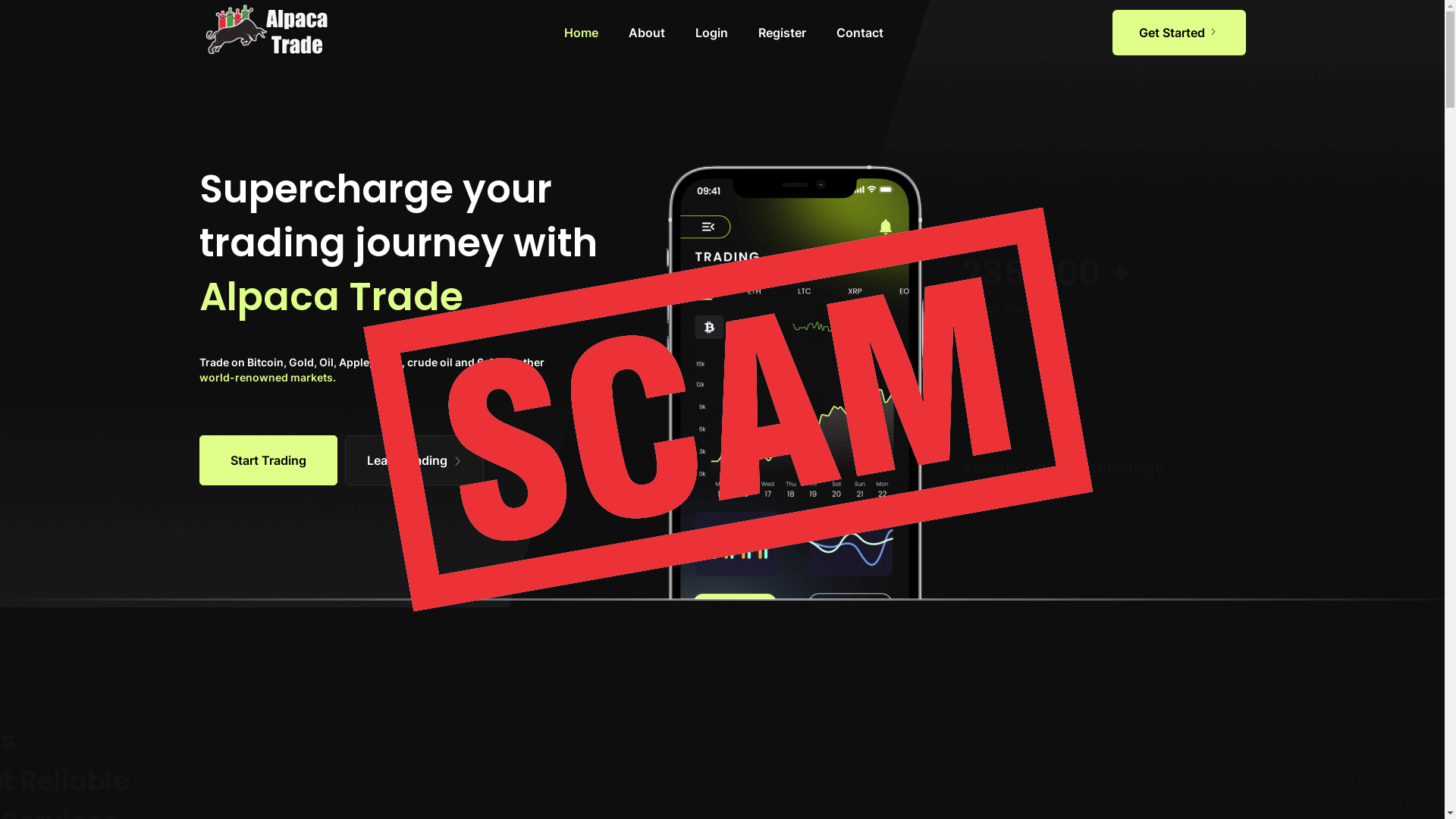 Alpacatrade.live is a SCAM!