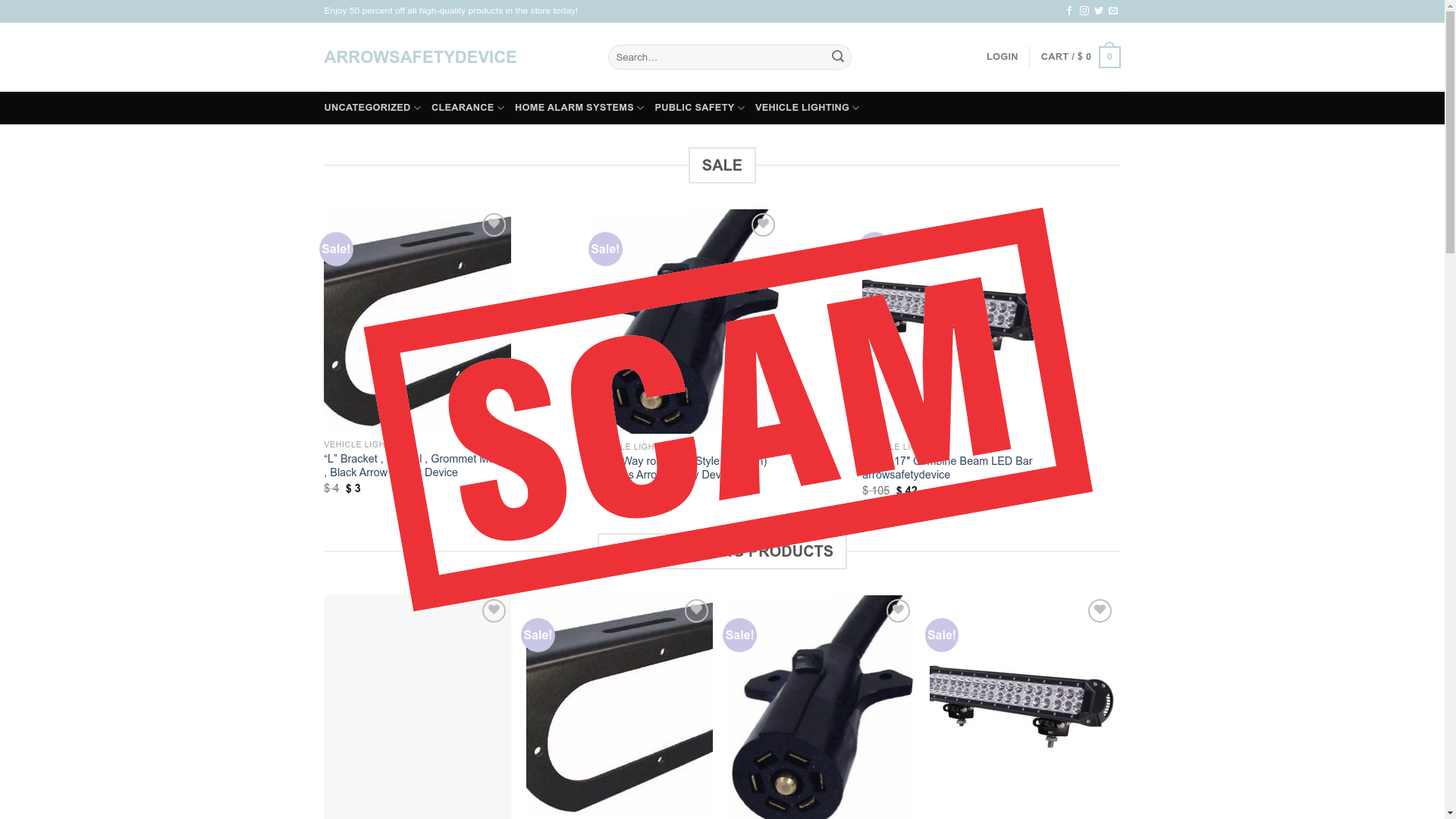Arrowsafetydevice.shop is a SCAM!