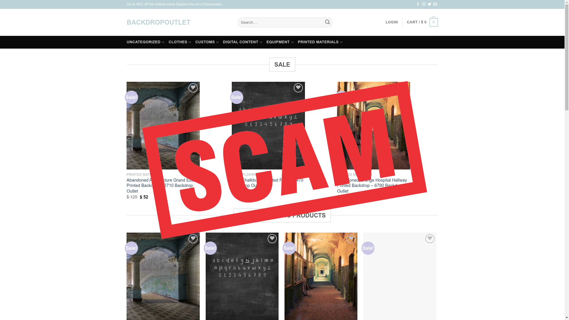 Backdropoutlet.shop is a SCAM!