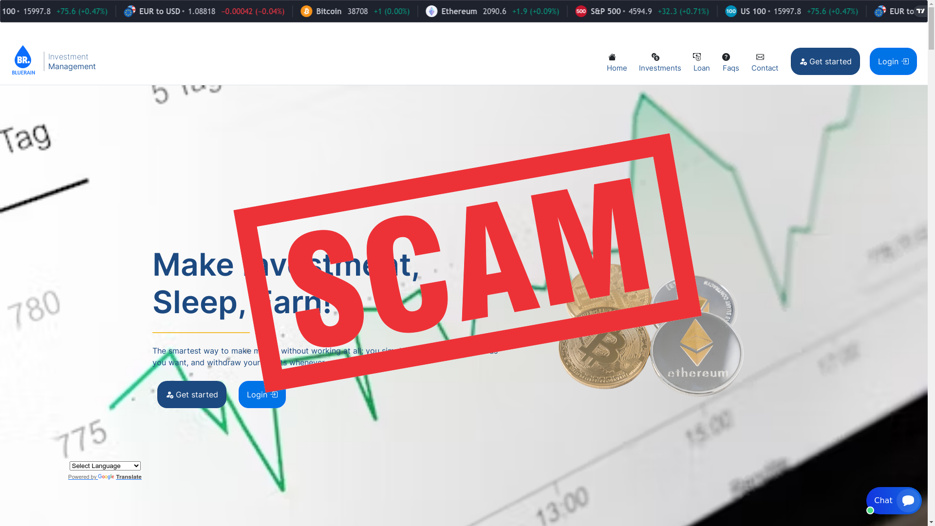 Bluerain.online is a SCAM!