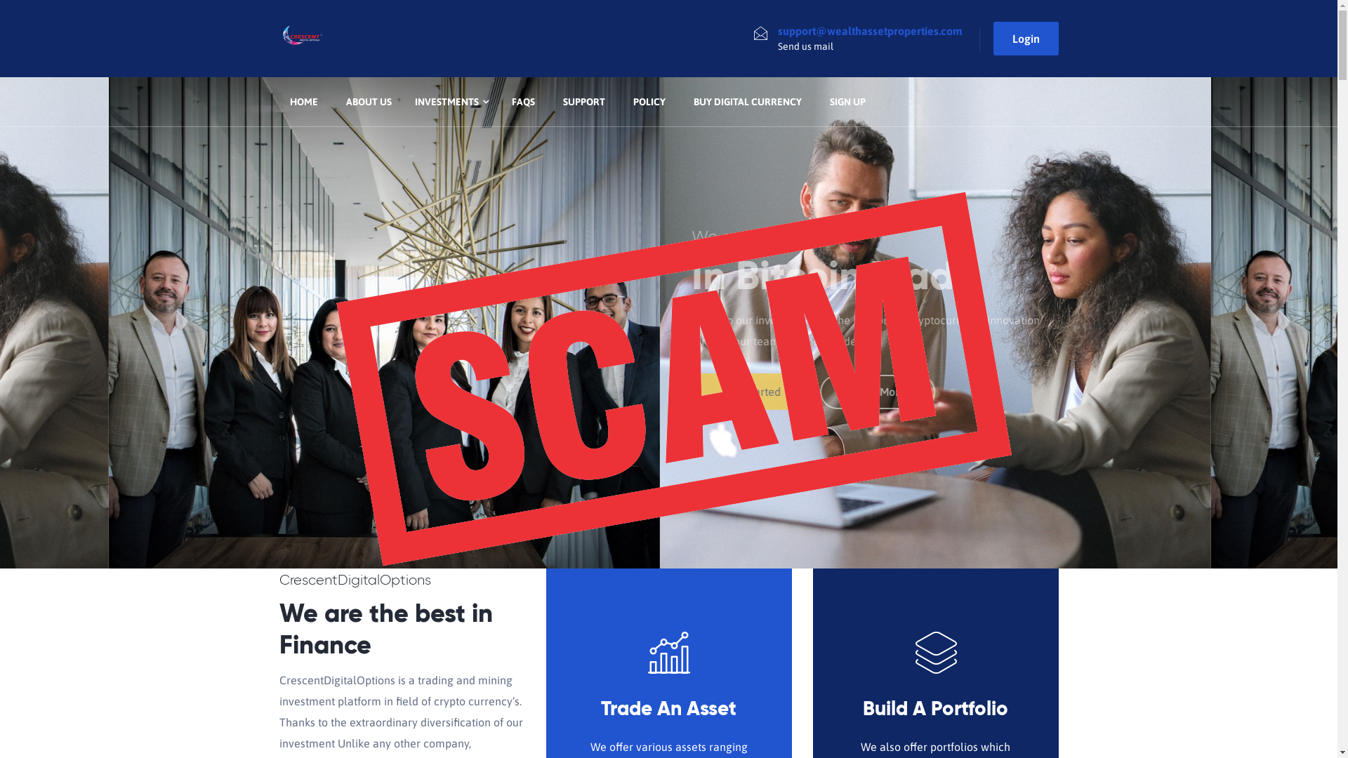 Crescentdigitaloptions.org is a SCAM!
