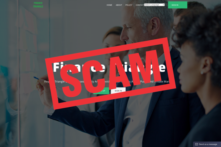 Financetriangle.net is a SCAM!