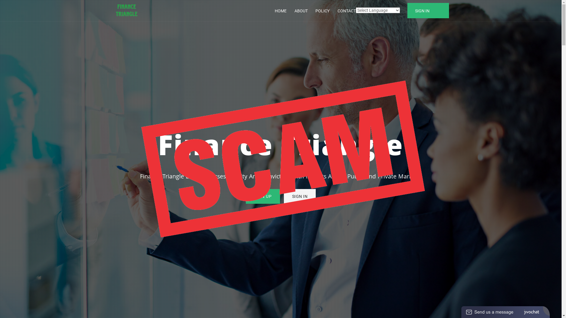 Financetriangle.net is a SCAM!