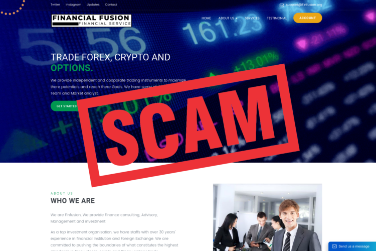Finfusion.org is a SCAM!
