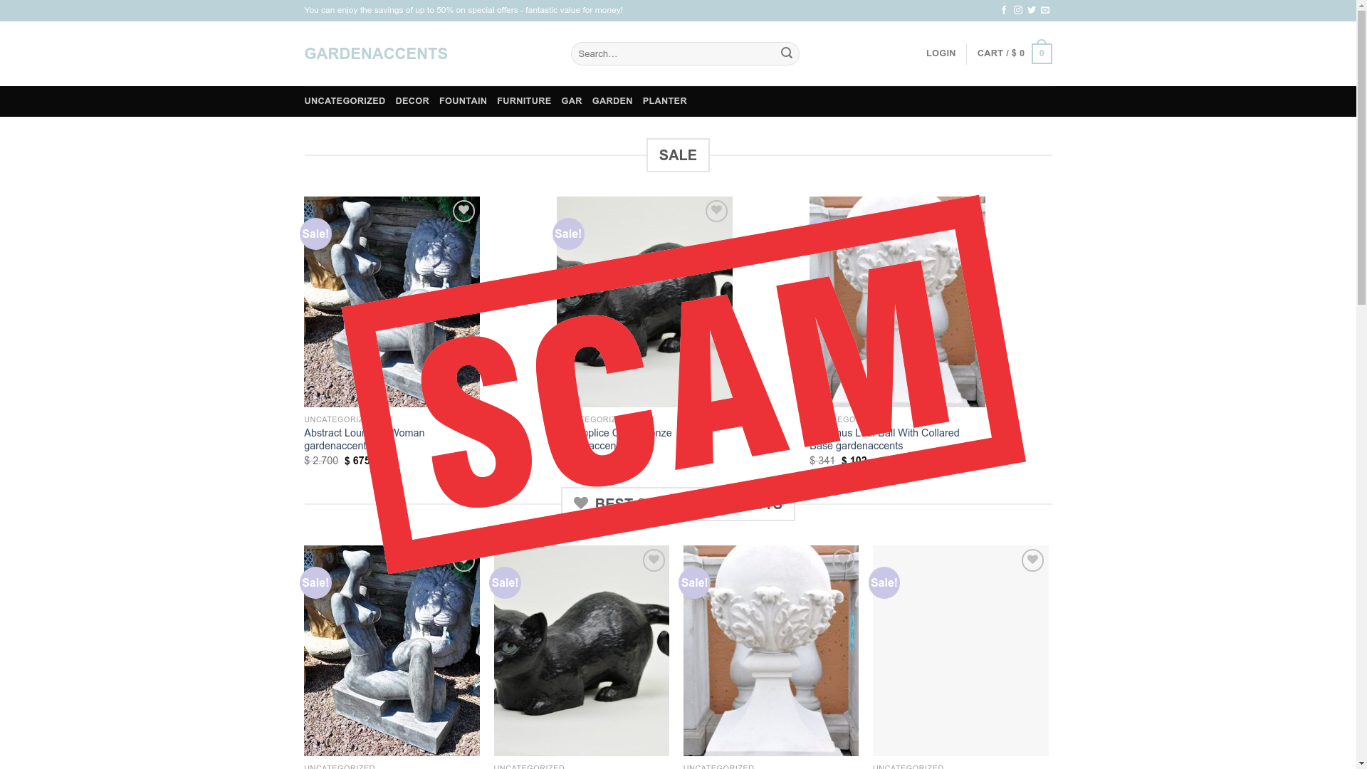 Gardenaccents.shop is a SCAM!