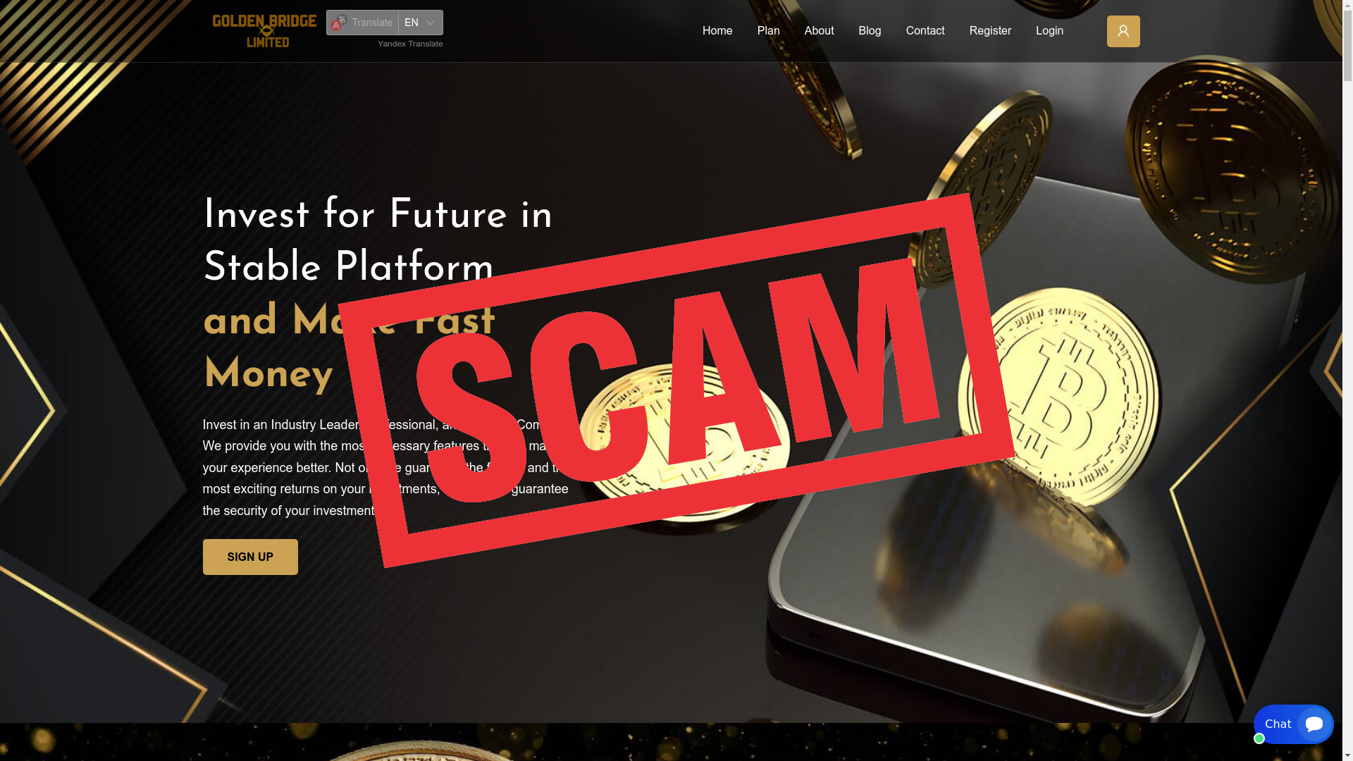 Golden-bridgesltd.org is a SCAM!