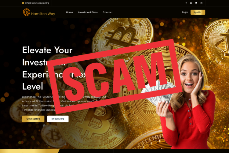 Hamiltonsway.org is a SCAM!