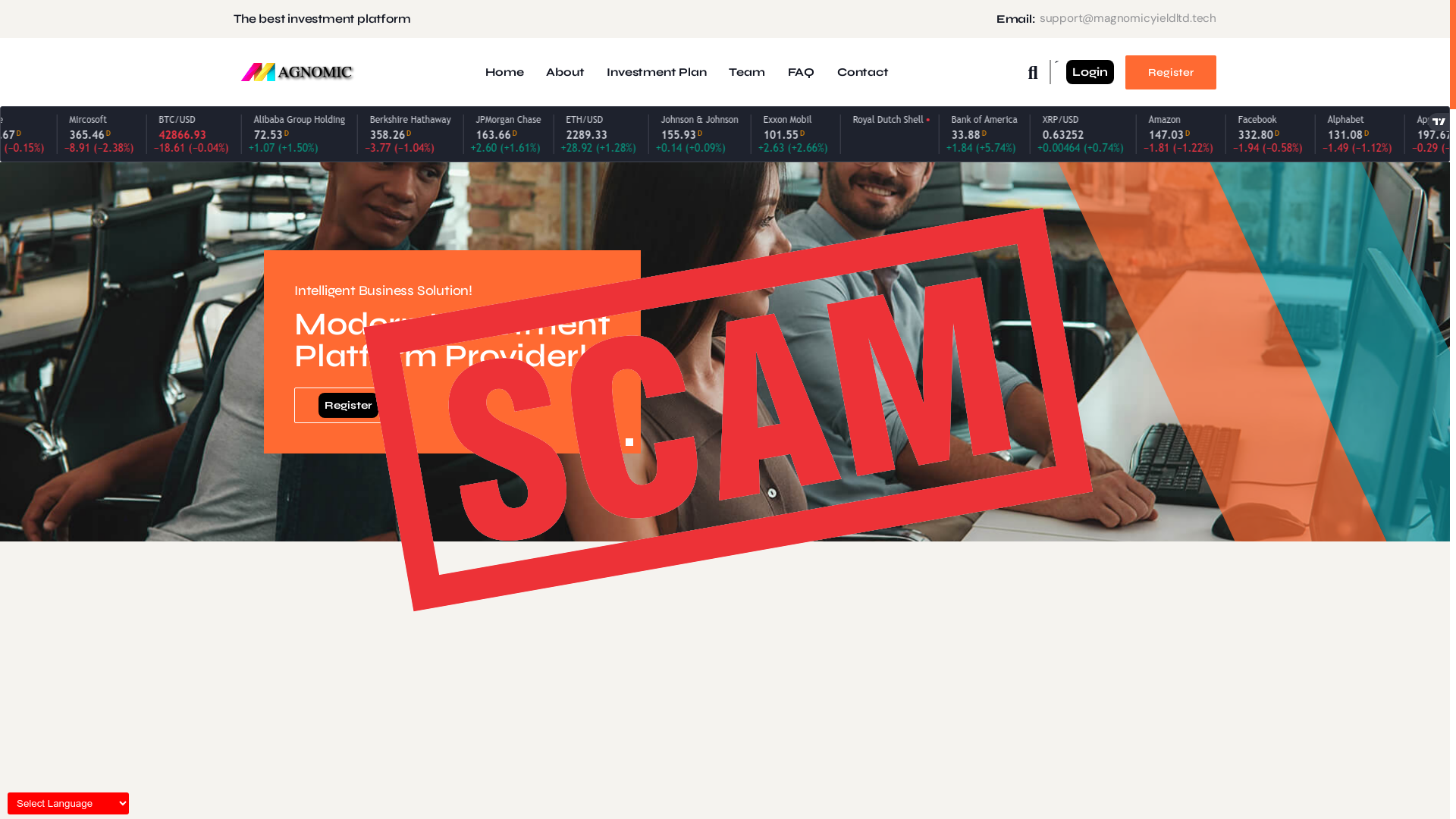 Magnomicyieldltd.tech is a SCAM!