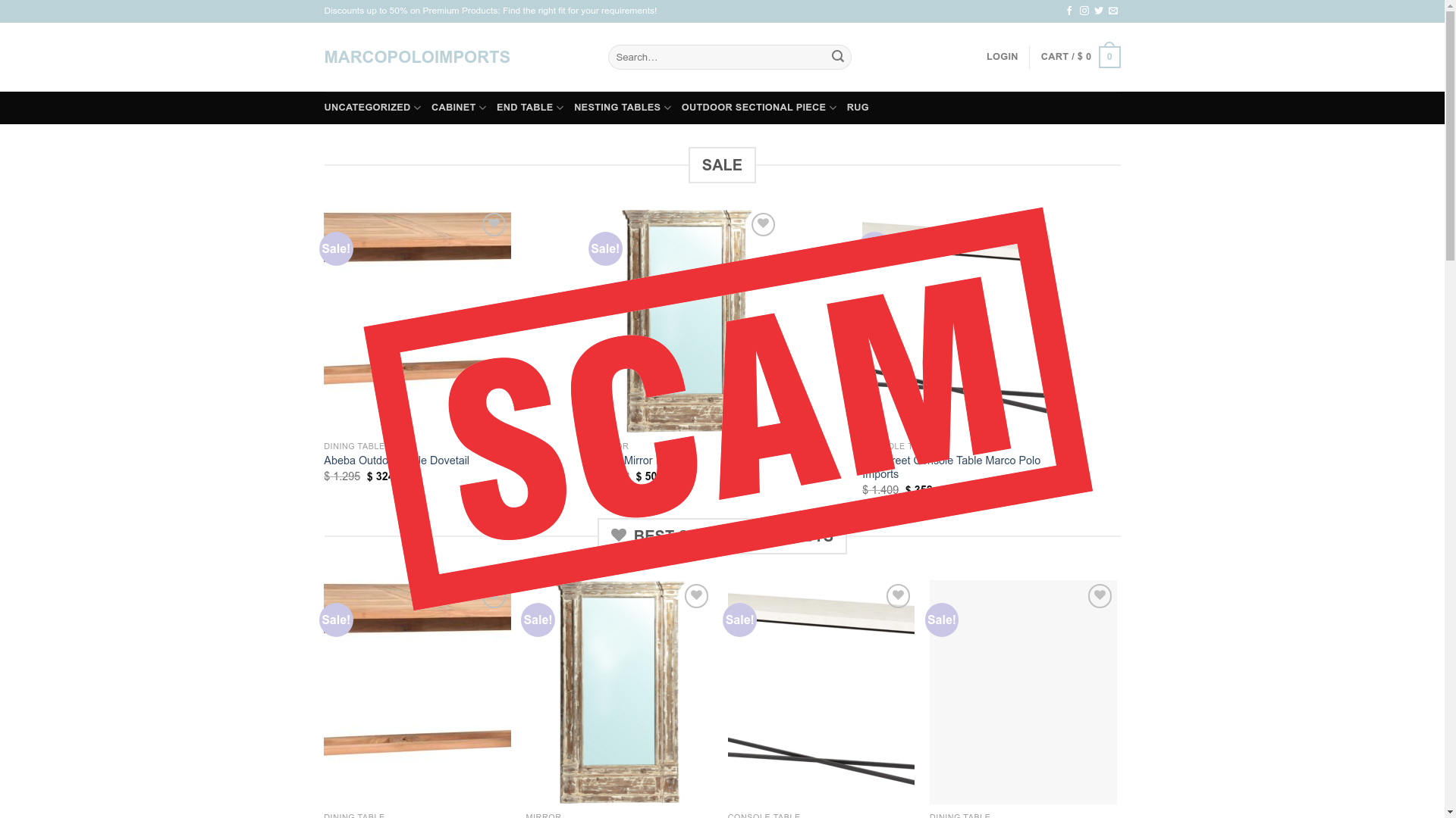 Marcopoloimports.shop is a SCAM!