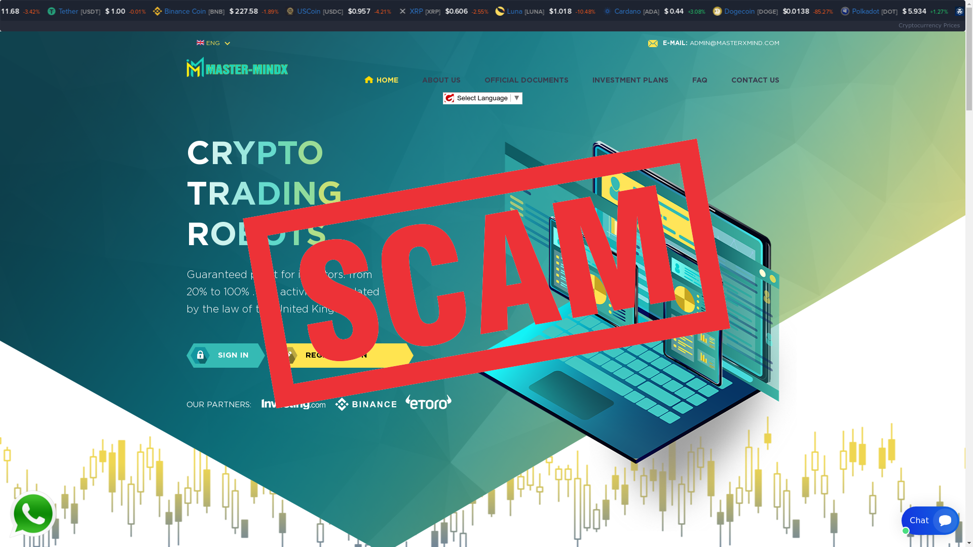 Masterxmind.com is a SCAM!