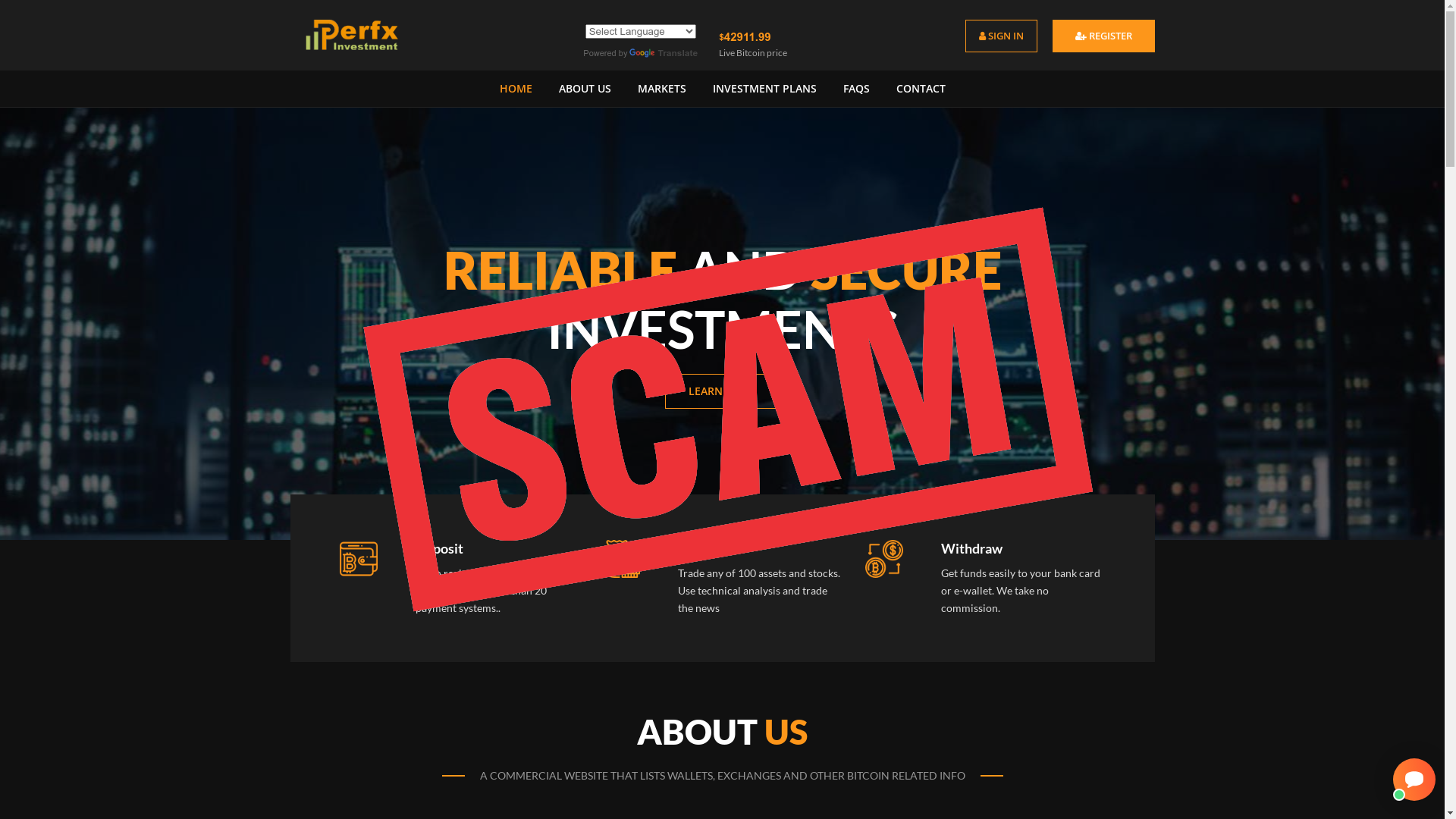 Perfxinvestment.com is a SCAM!