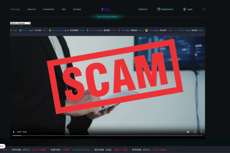 Smartxchange.live is a SCAM!
