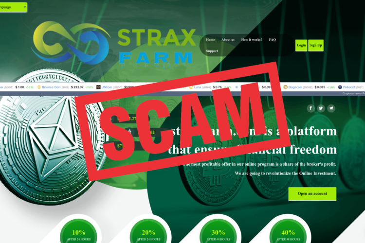 Strax-farm.com is a SCAM!
