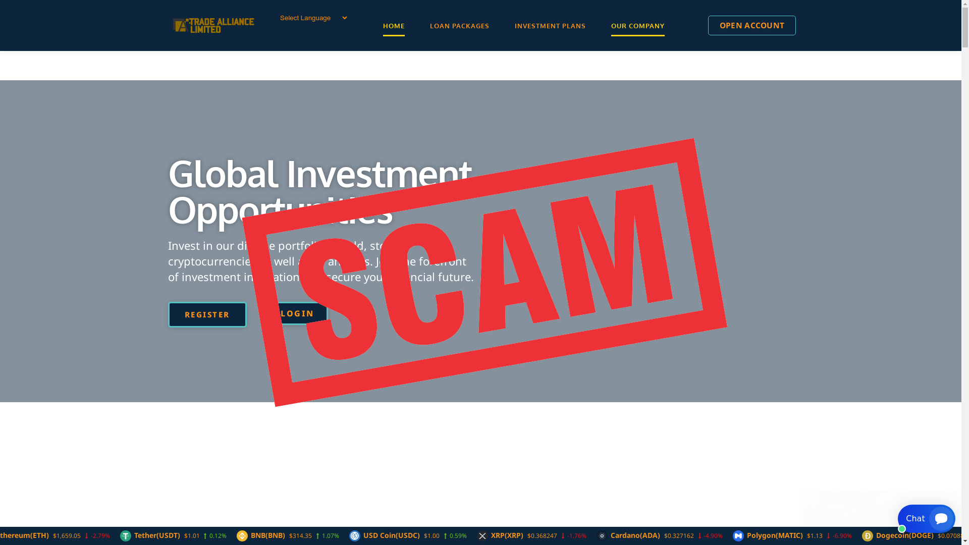 Tradesallianceltd.com is a SCAM!