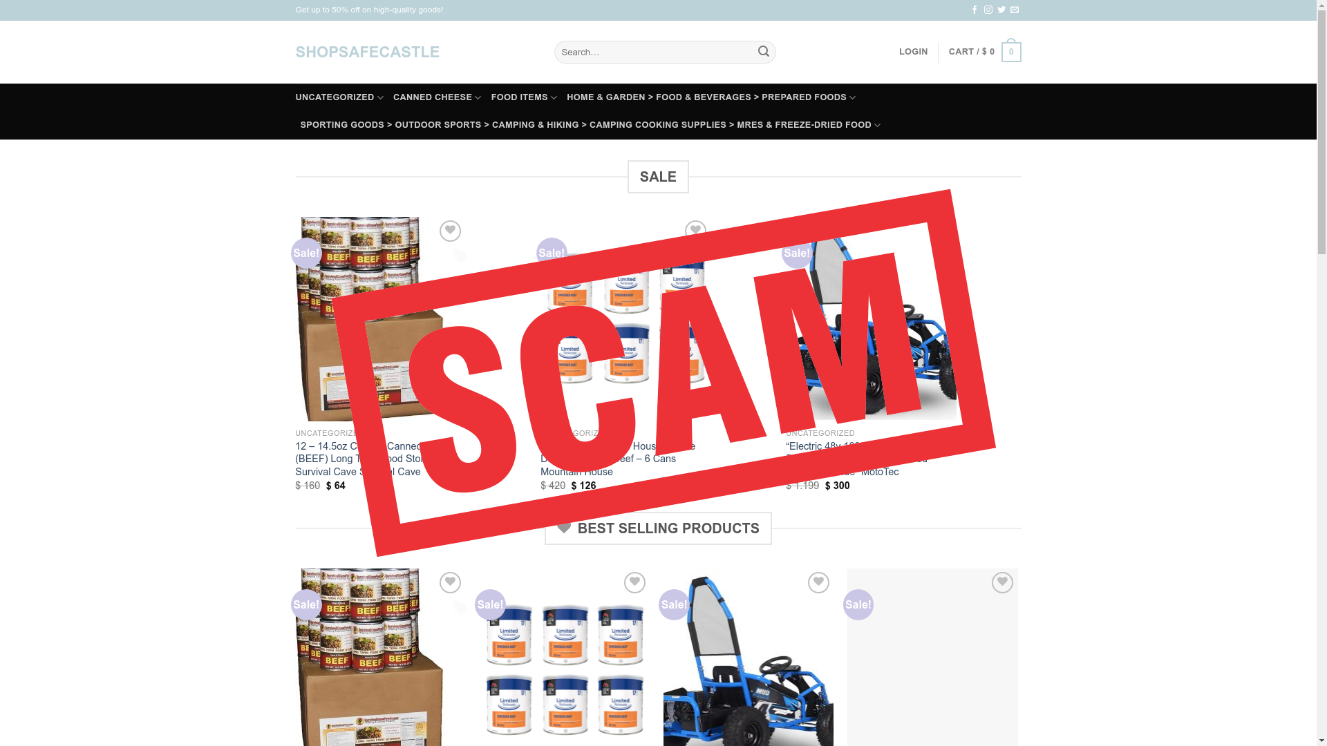 Shopsafecastle.shop is a SCAM!