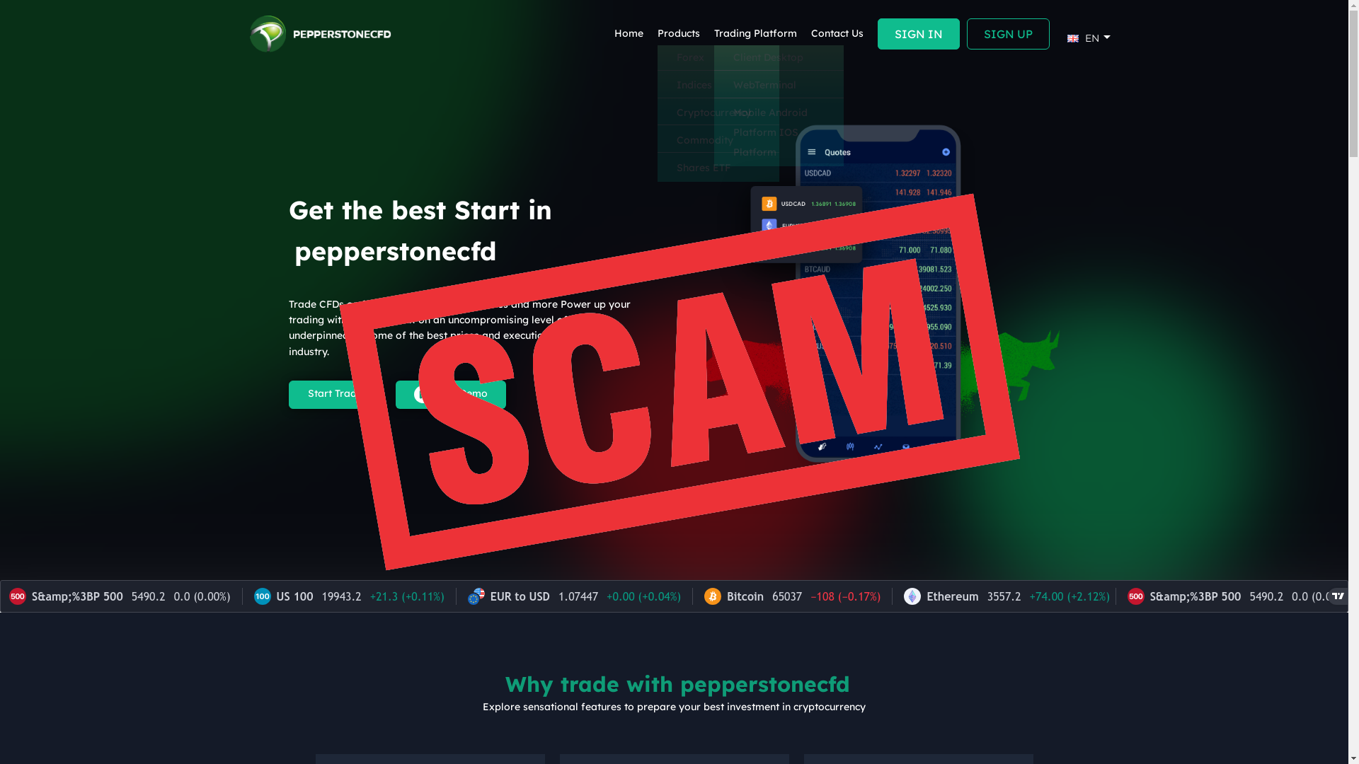 Pepperstonecfd.com is a SCAM!