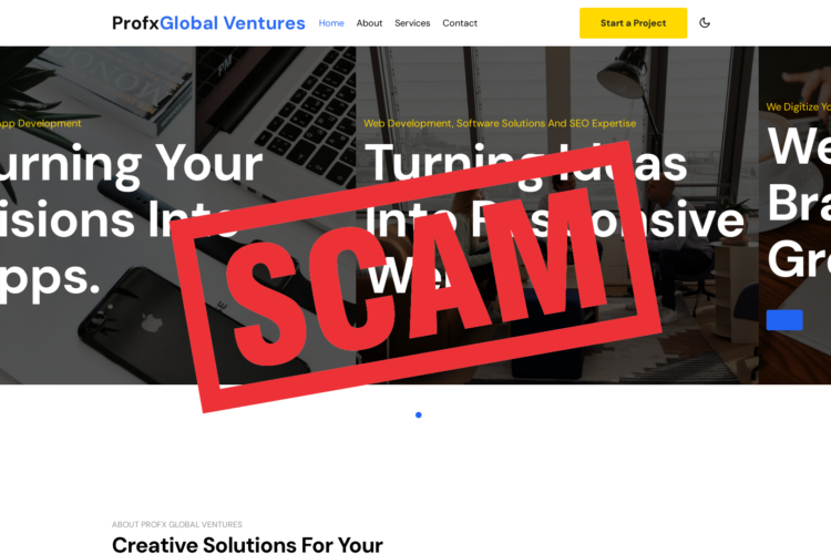 Profxglobalventures.com is a SCAM!