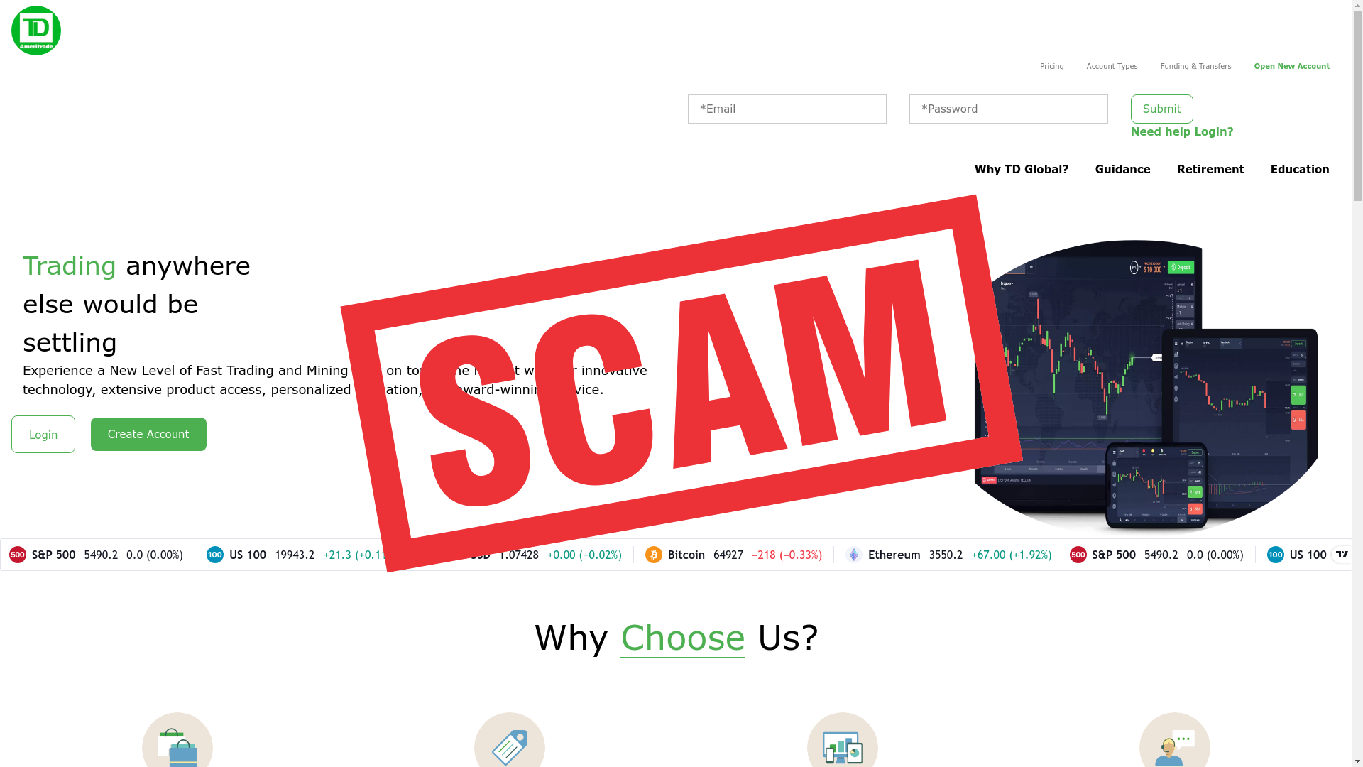 Tdglobalfortunes.net is a SCAM!