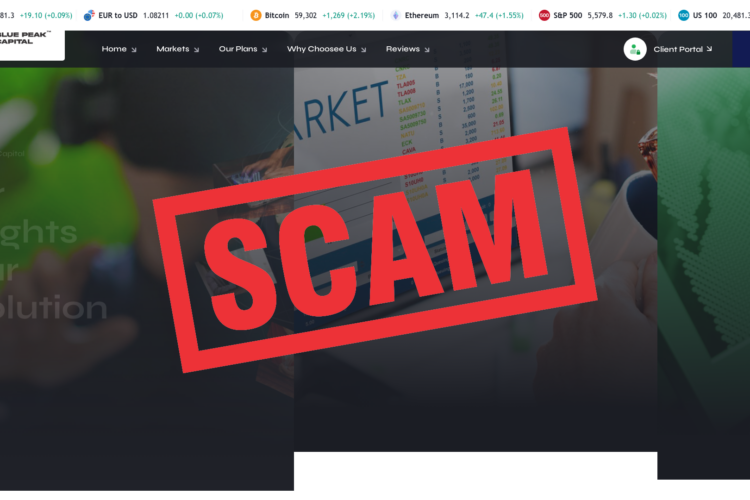 Bluepeakcapital.pro is a SCAM!
