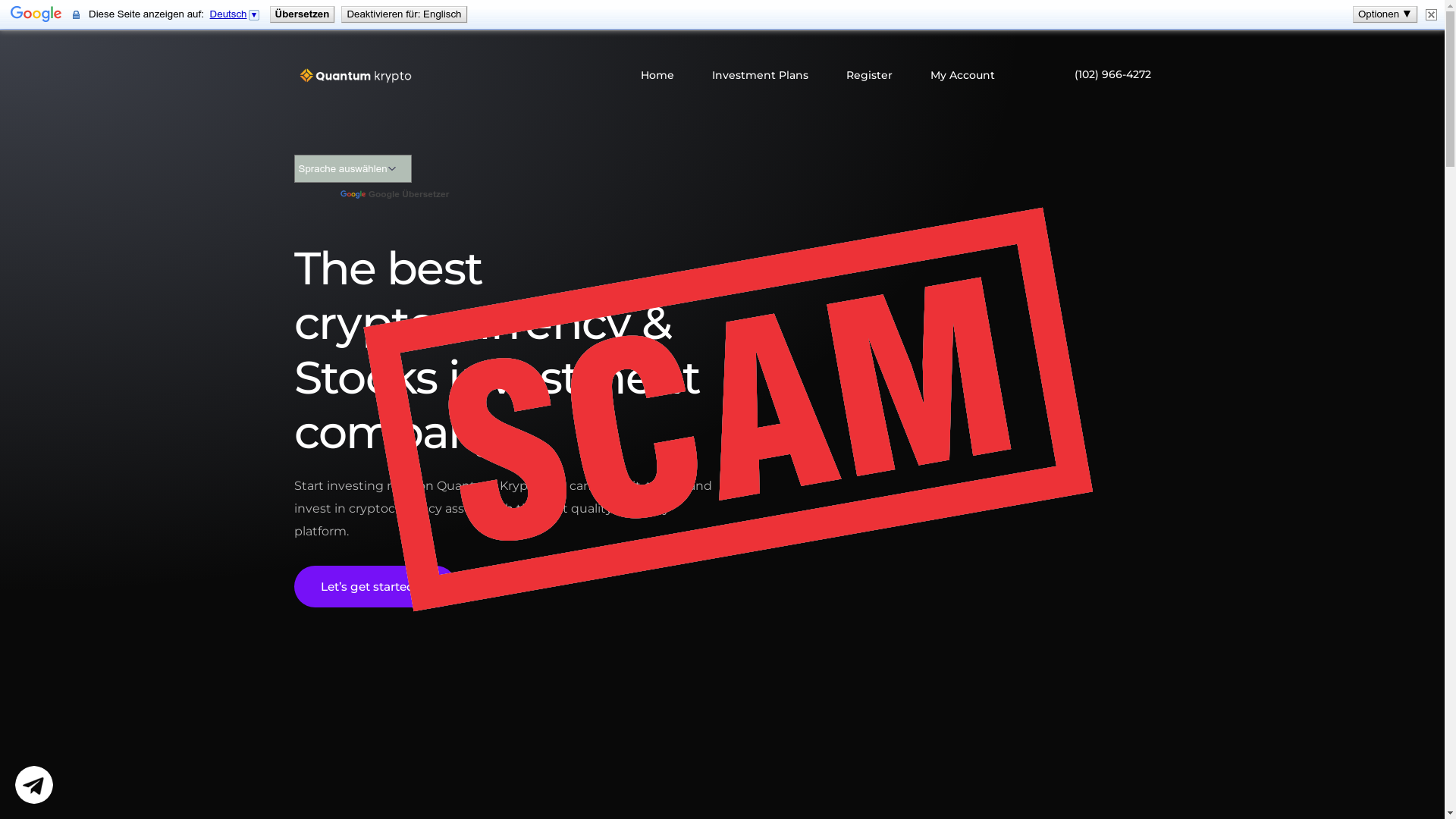 Quantumkrypto.org is a SCAM!