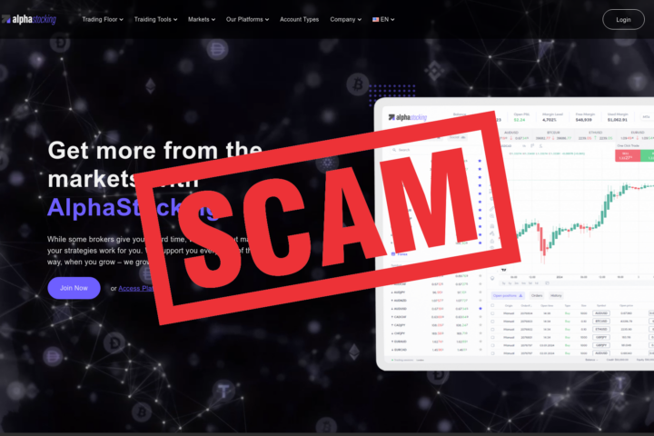 Alphastocking.com is a SCAM!