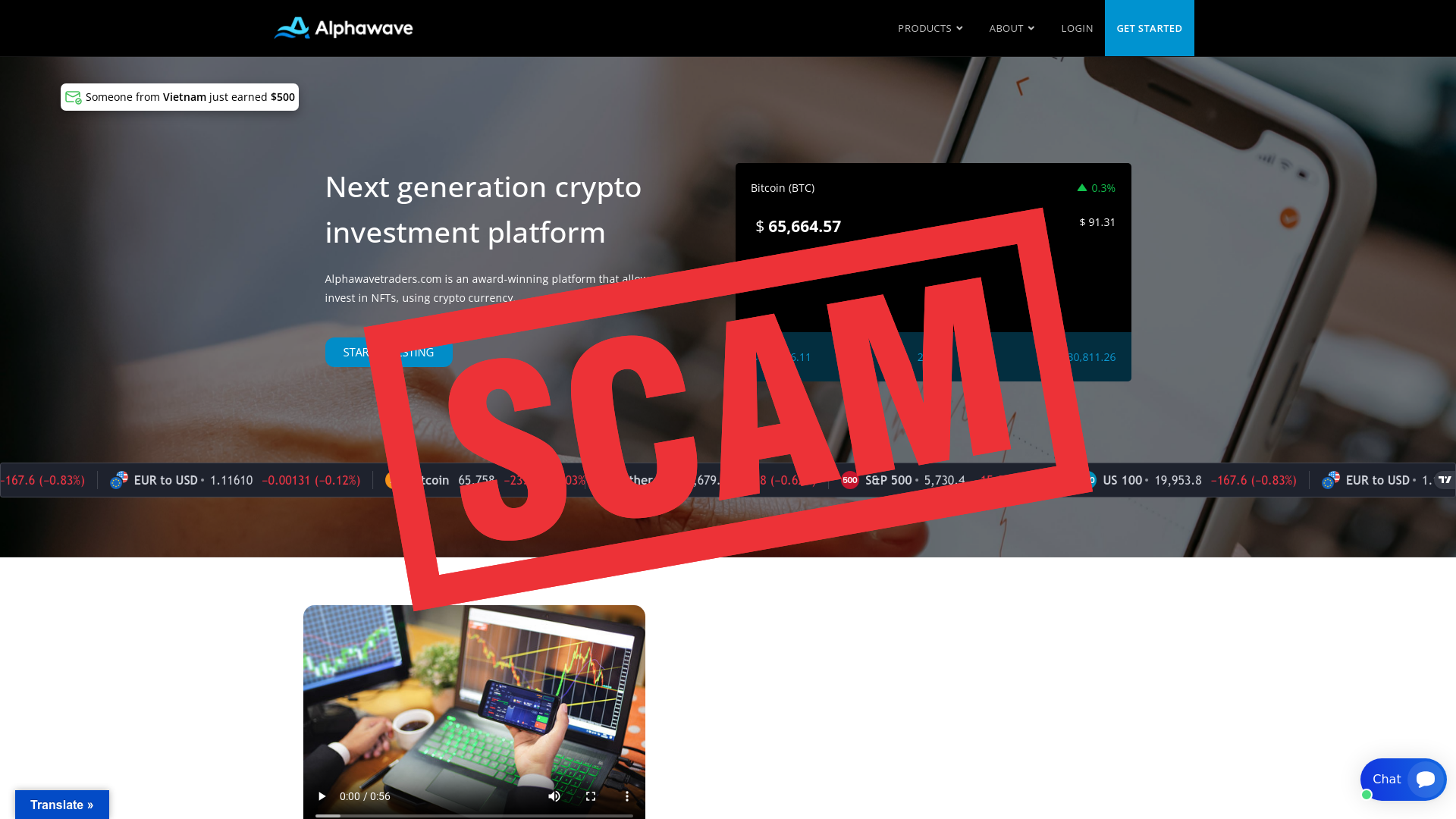 Alphawavetraders.com is a SCAM!