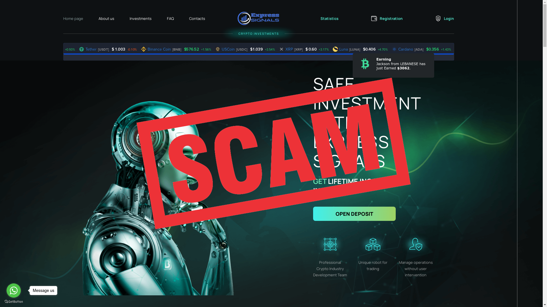 Expresssignals.online is a SCAM!