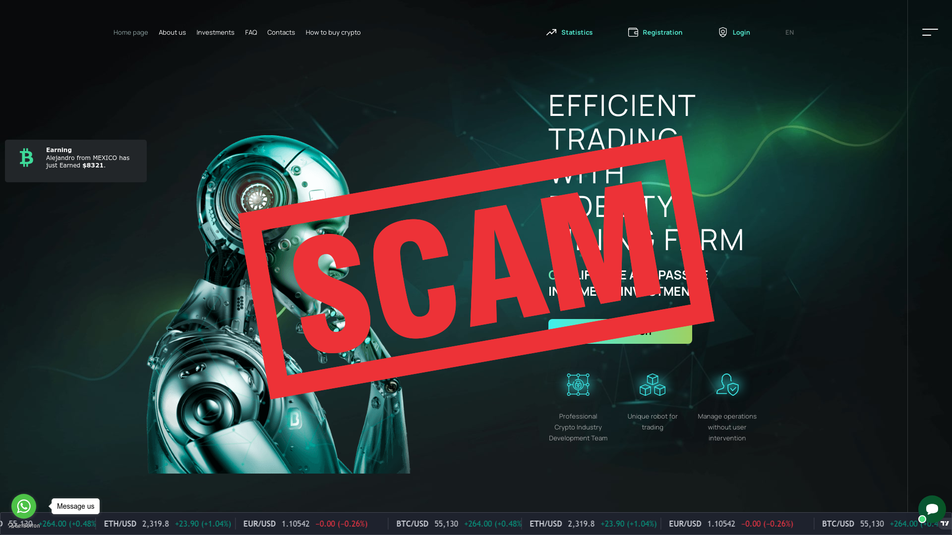 Fidelityminingfarm.com is a SCAM!