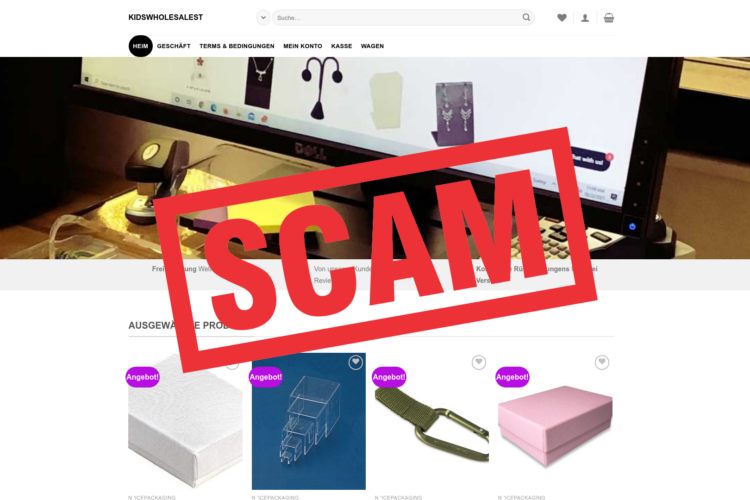 Kidswholesalest.shop is a SCAM!