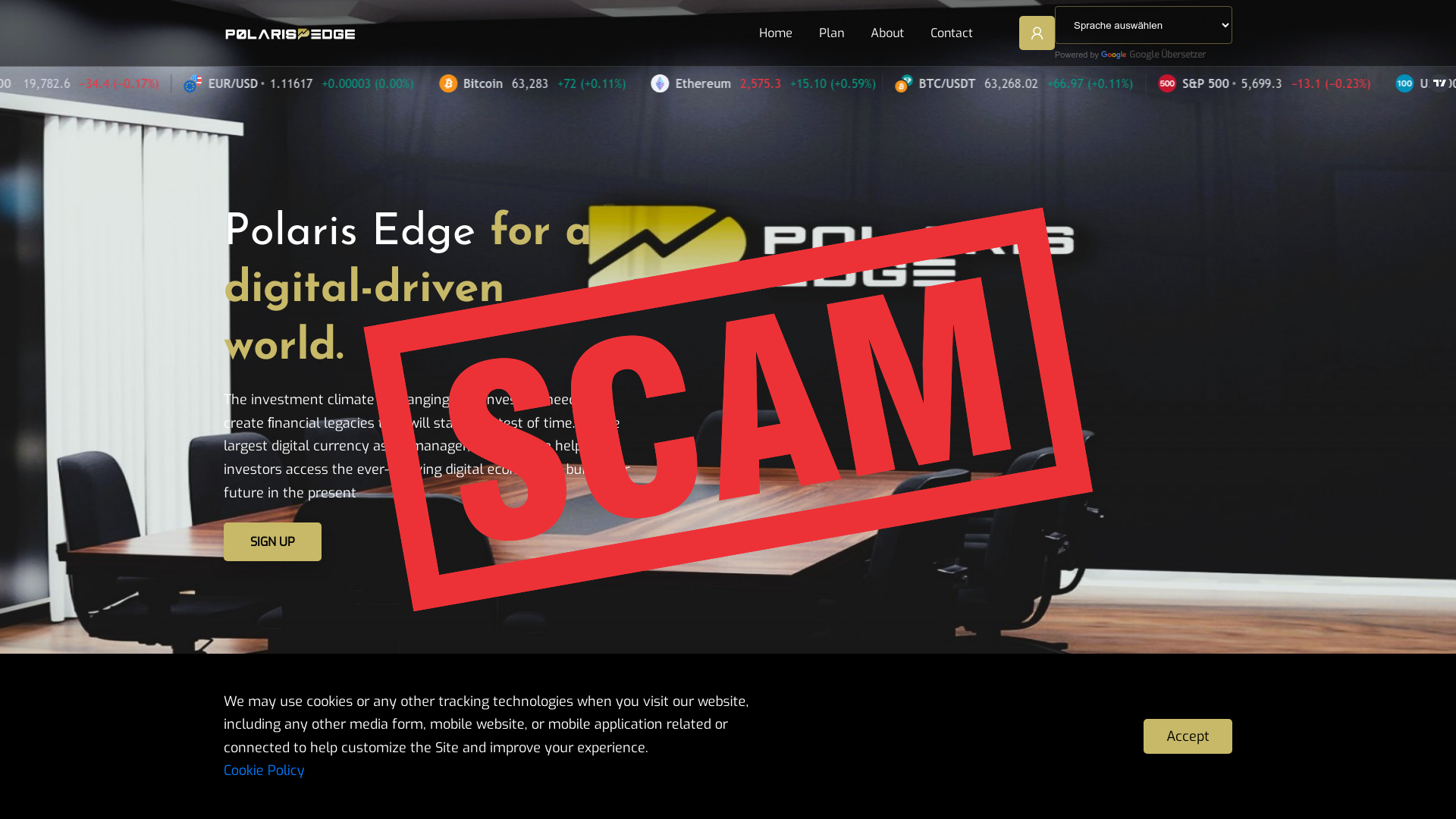 Polarisedge.org is a SCAM!